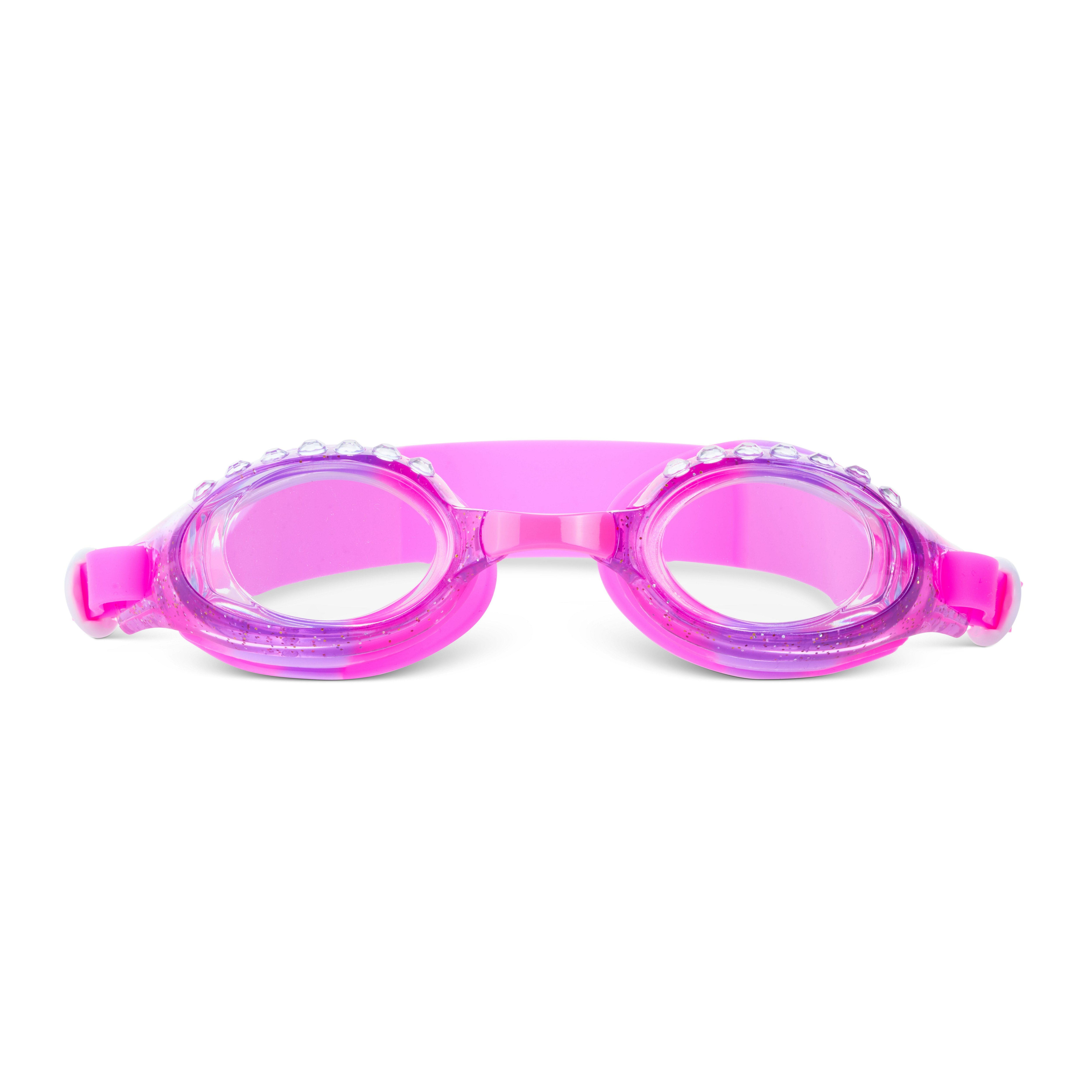 Aqua2ude Glitter Rhinestone Kids Swim Goggle - Pink - Shop Goggles ...