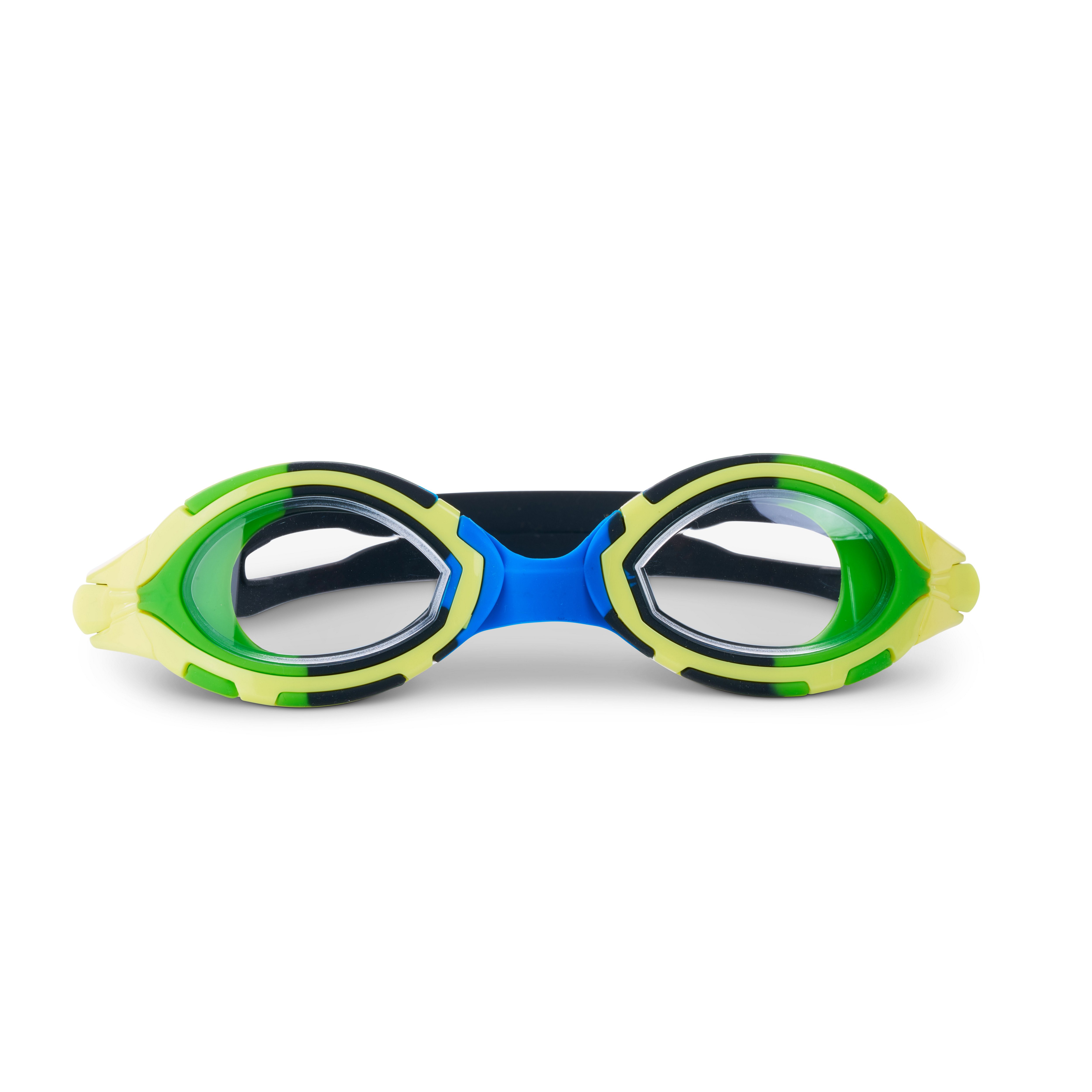 Aqua2ude Aviator Kids Swim Goggle - Blue & Green - Shop Goggles & masks ...