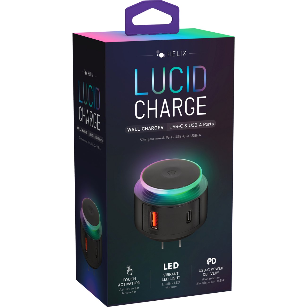 Helix Lucid Charge LED Wall Charger - Shop Phone chargers at H-E-B