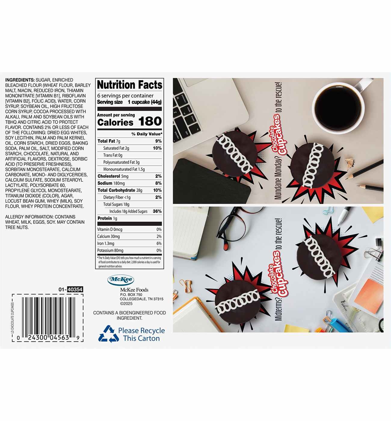 Little Debbie Chocolate Cupcakes - Shop Snack cakes at H-E-B