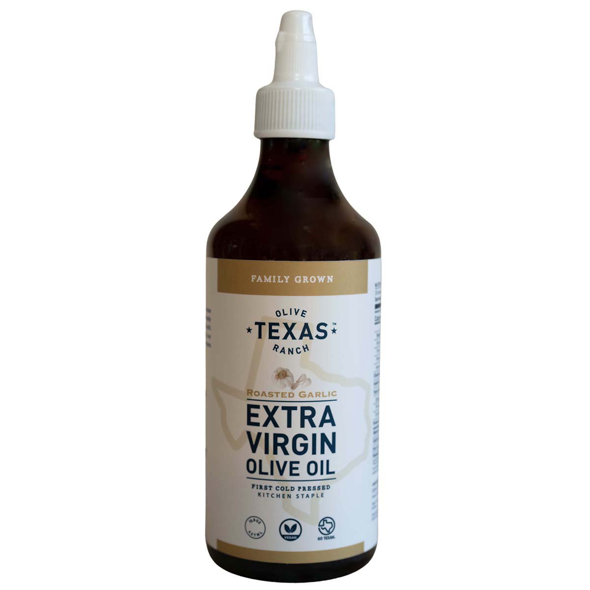Texas Olive Ranch Roasted Garlic Extra Virgin Olive Oil - Shop Oils at ...