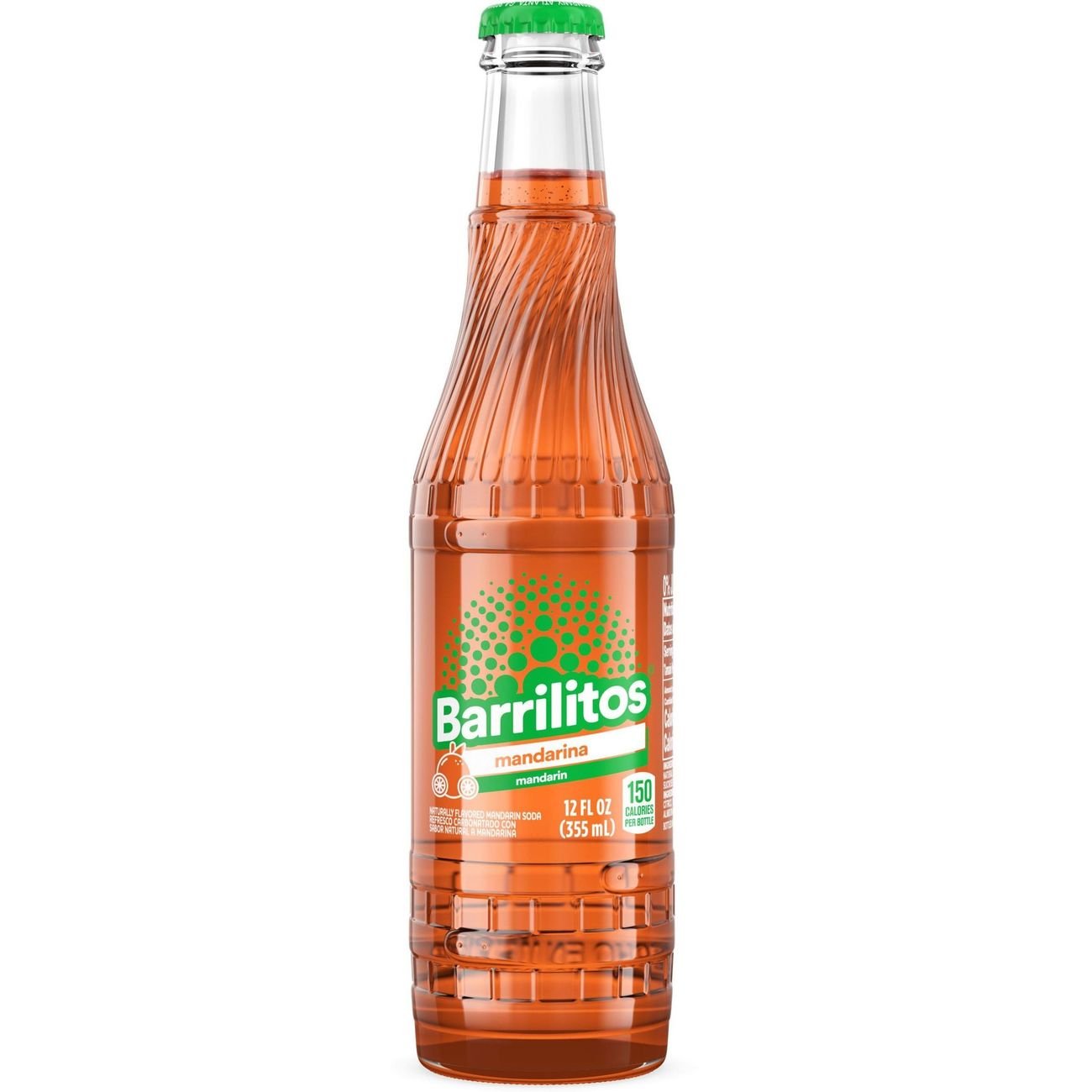 Barrilitos Mandarin Mandarina Fruit Flavored Soda Glass Bottle - Shop ...