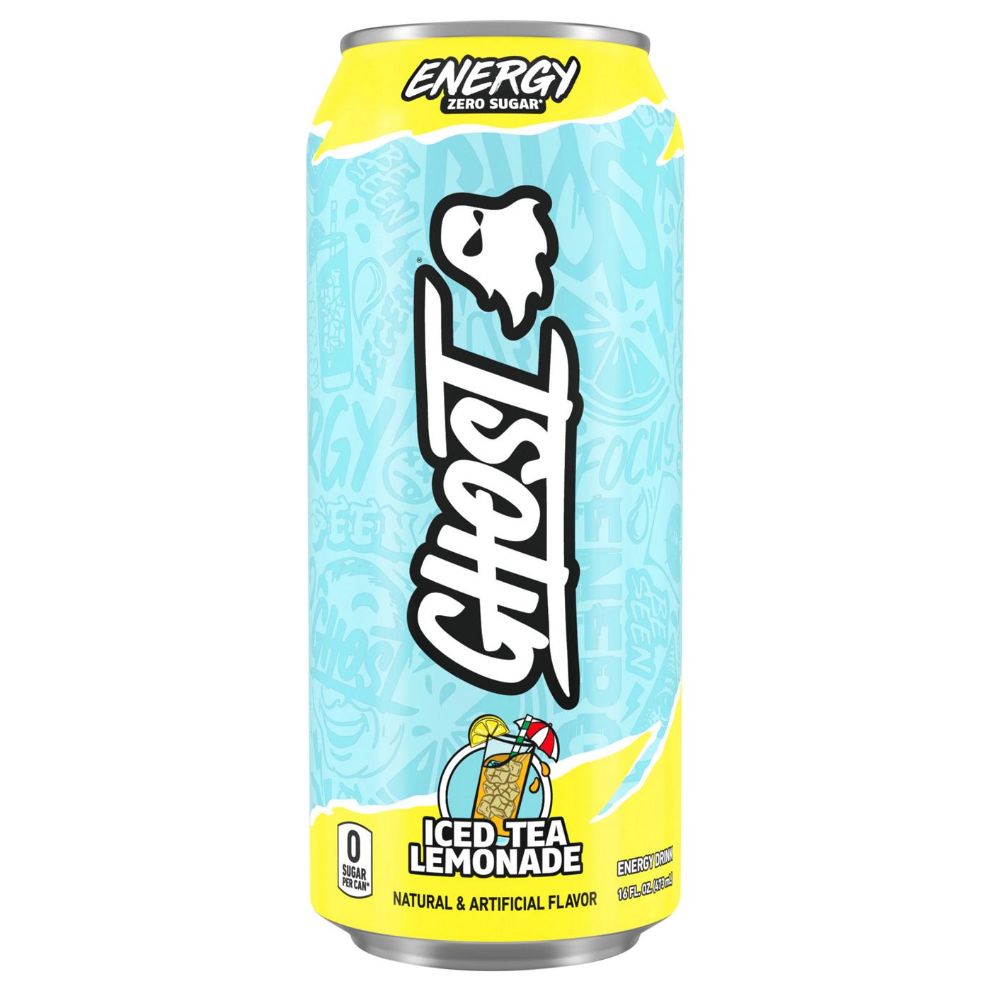 Ghost Zero Sugar Energy Drink - Iced Tea Lemonade - Shop Sports ...