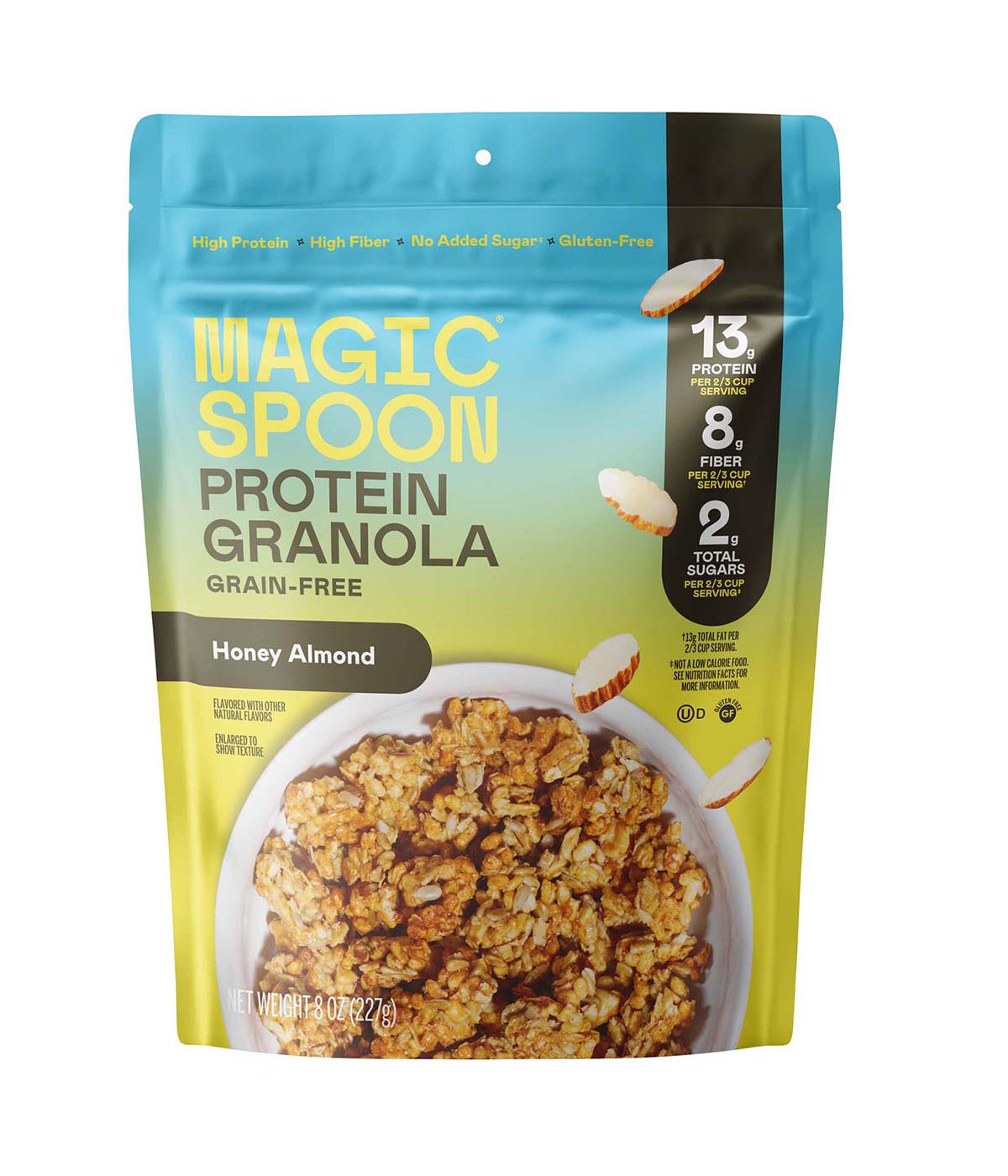 Magic Spoon 13g Protein Grain Free Granola - Honey Almond - Shop Cereal ...