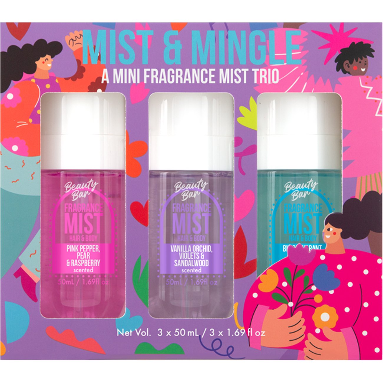 Beauty Bar Mist & Mingle Mini Fragrance Trio Gift Set - Shop Fragrance ...