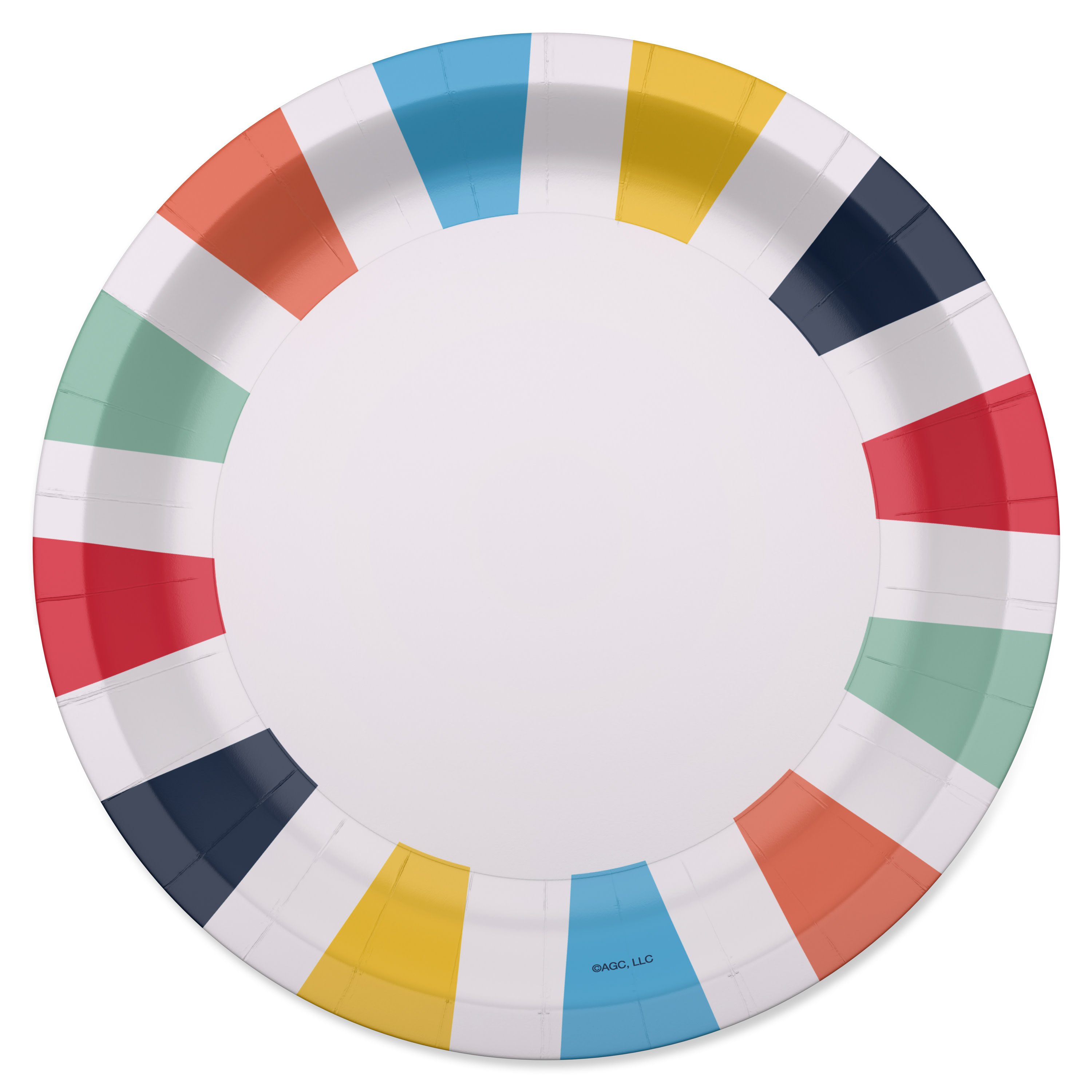American Greetings Multicolored Deco 7" Paper Plates - Shop Plates ...