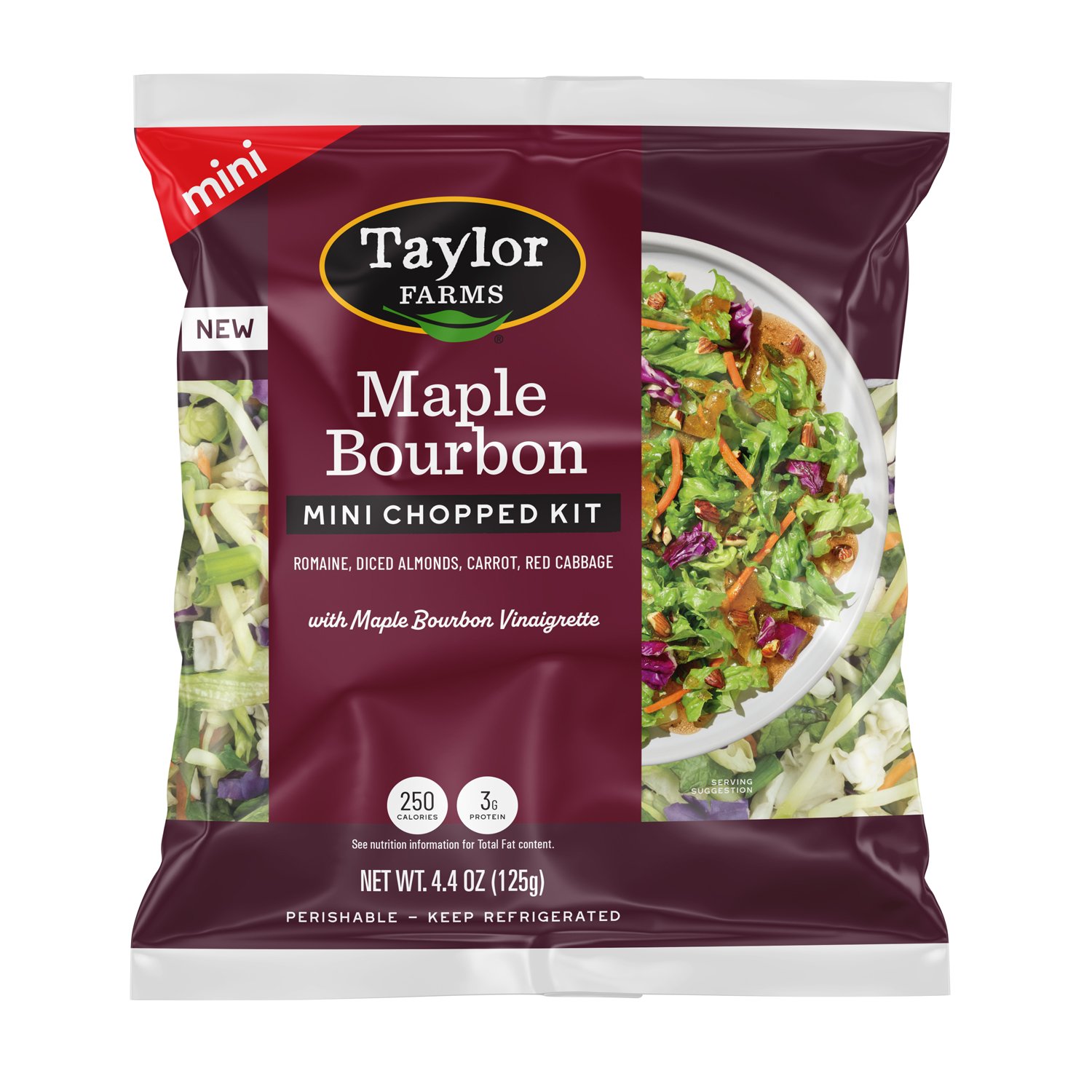 Taylor Farms Maple Bourbon Mini Chopped Salad Kit - Shop Salads at H-E-B