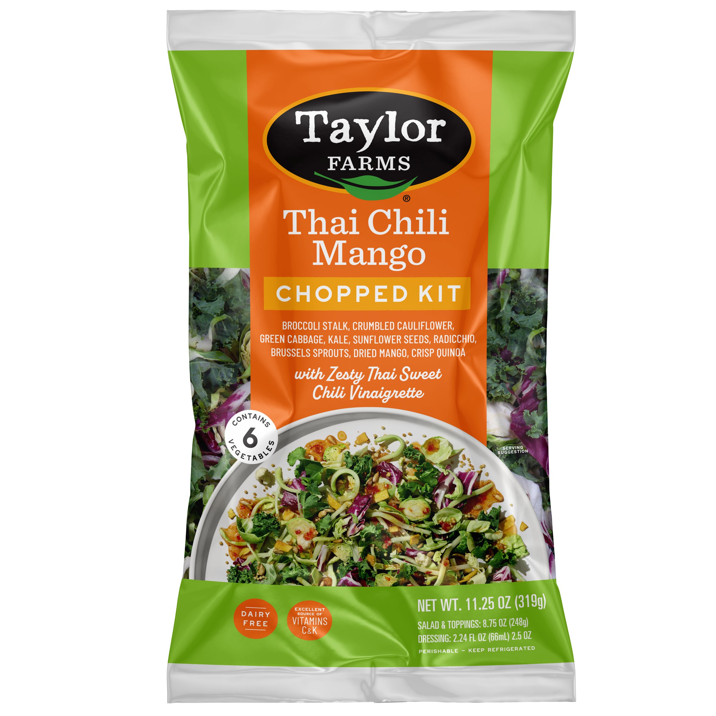 Taylor Farms Thai Chili Mango Chopped Salad Kit - Shop Salads at H-E-B