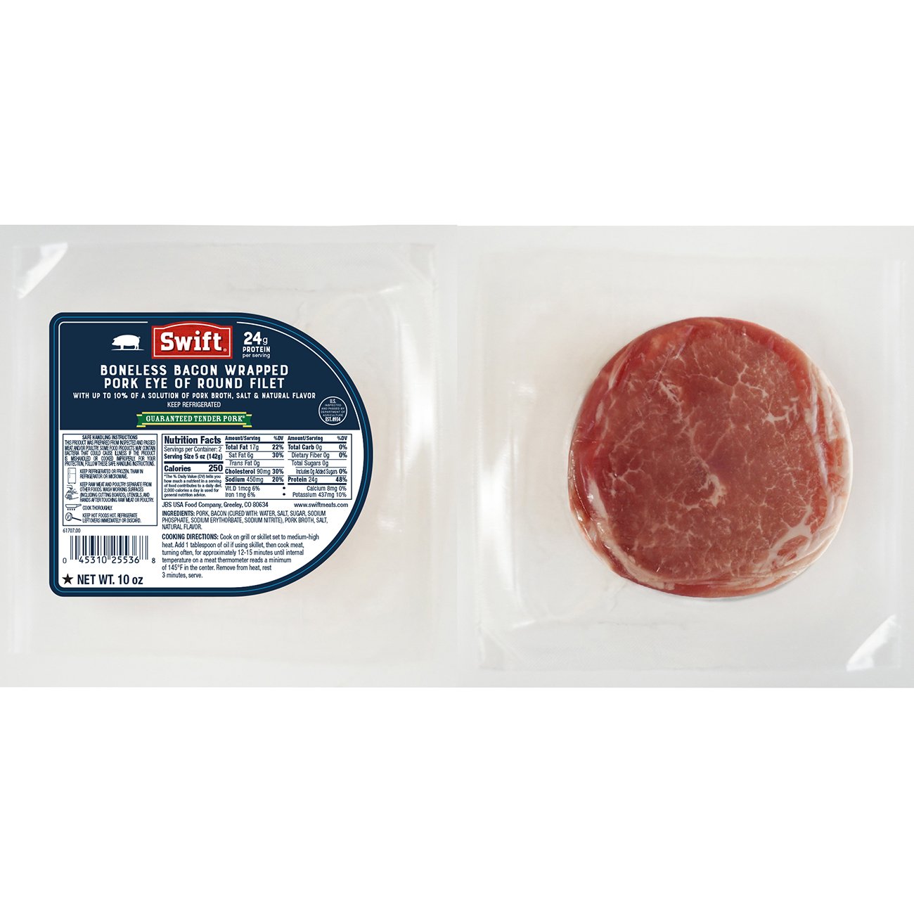 Swift Bacon Wrapped Pork Filets - Shop Pork at H-E-B