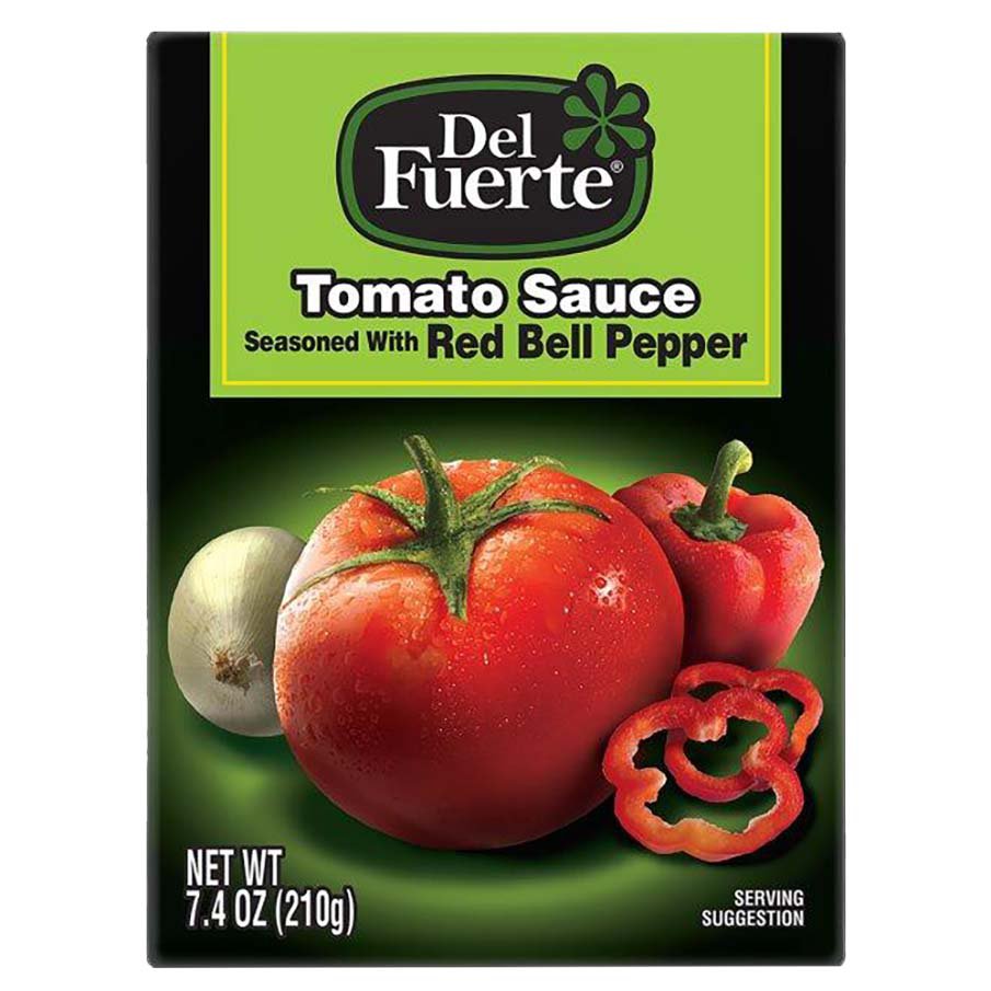 Del Fuerte Tomato Sauce Seasoned with Red Bell Pepper - Shop Tomatoes ...