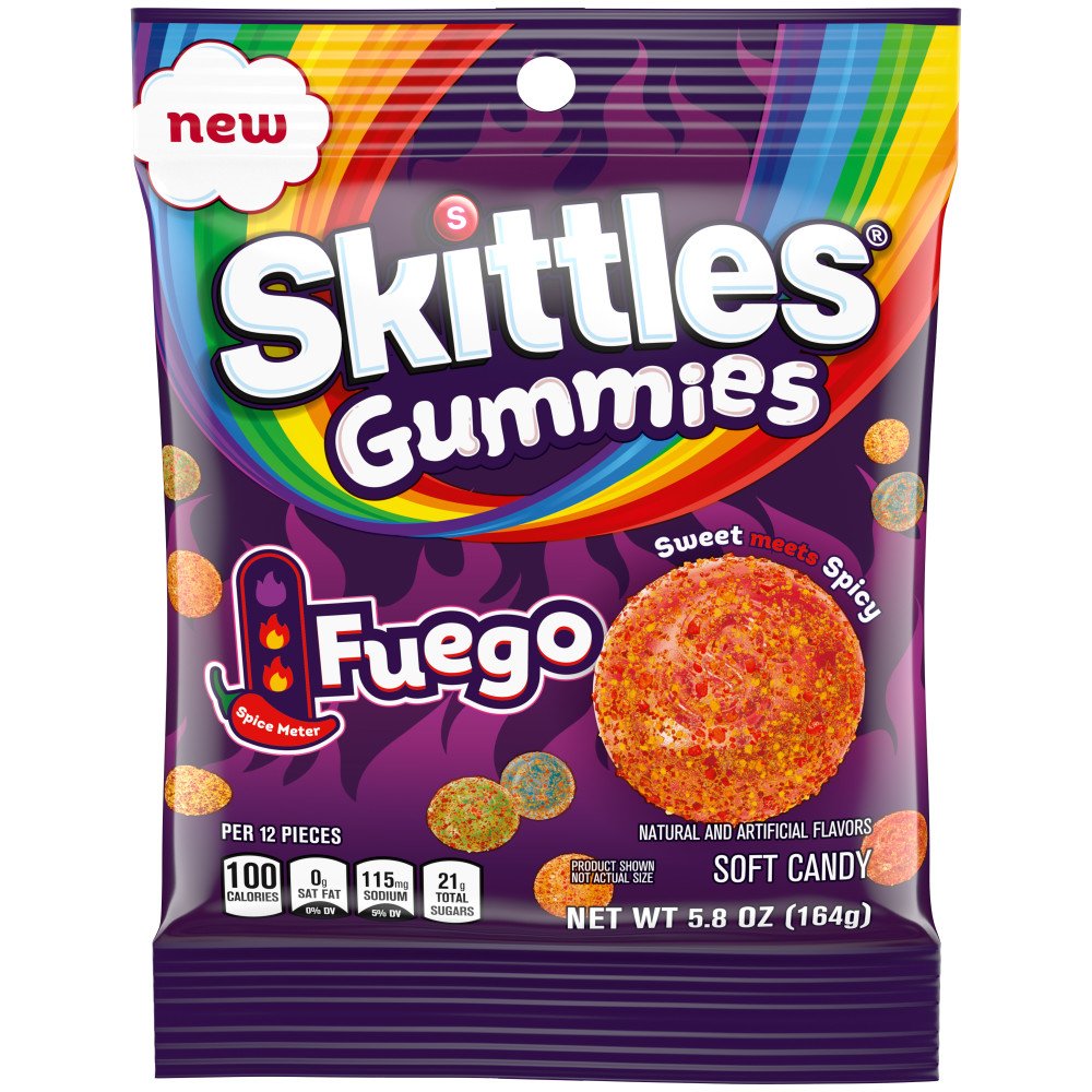 Skittles Gummies Fuego Sweet & Spicy Candy - Shop Candy at H-E-B