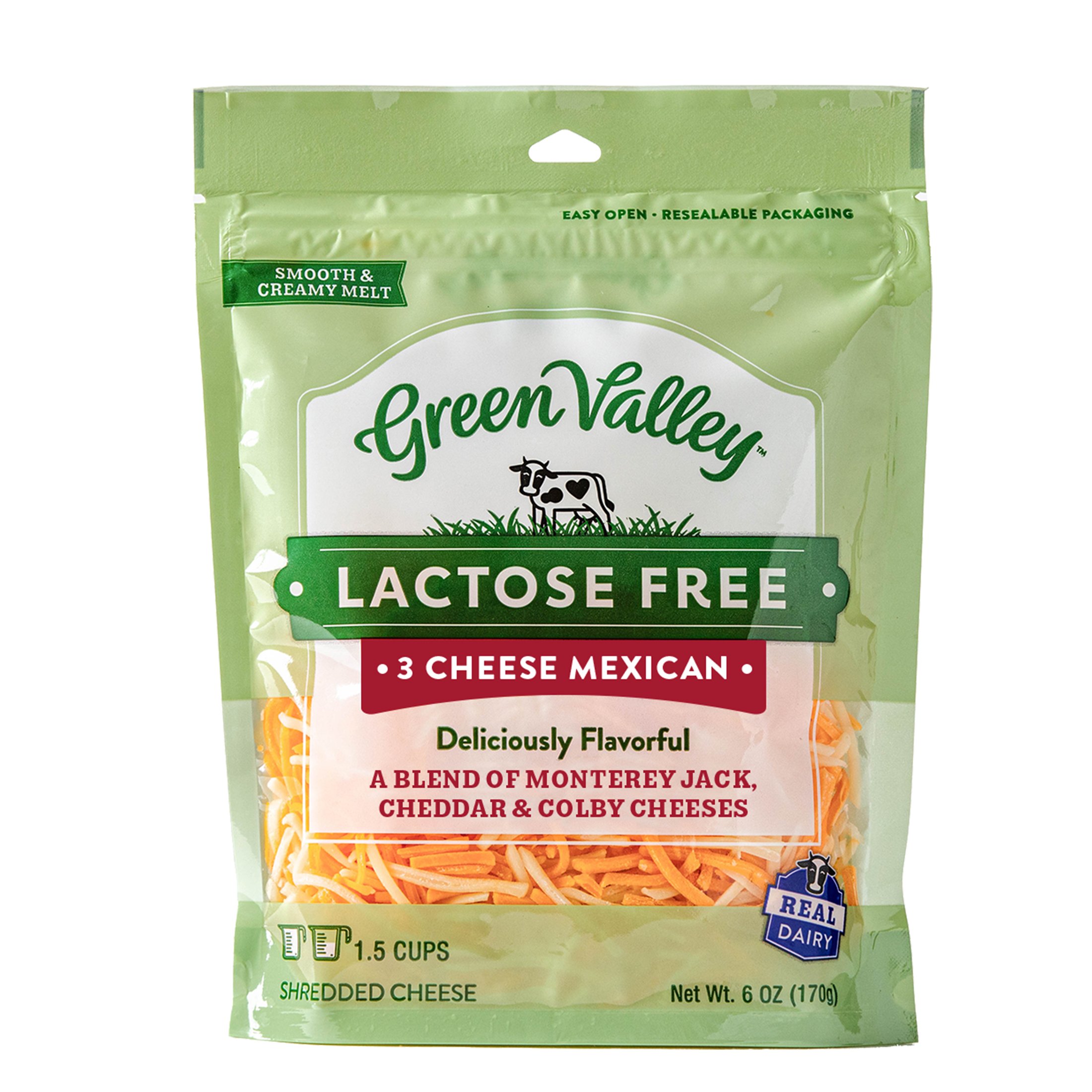 Green Valley Creamery Mexican Blend Lactose Free Shredded Cheese - Shop ...