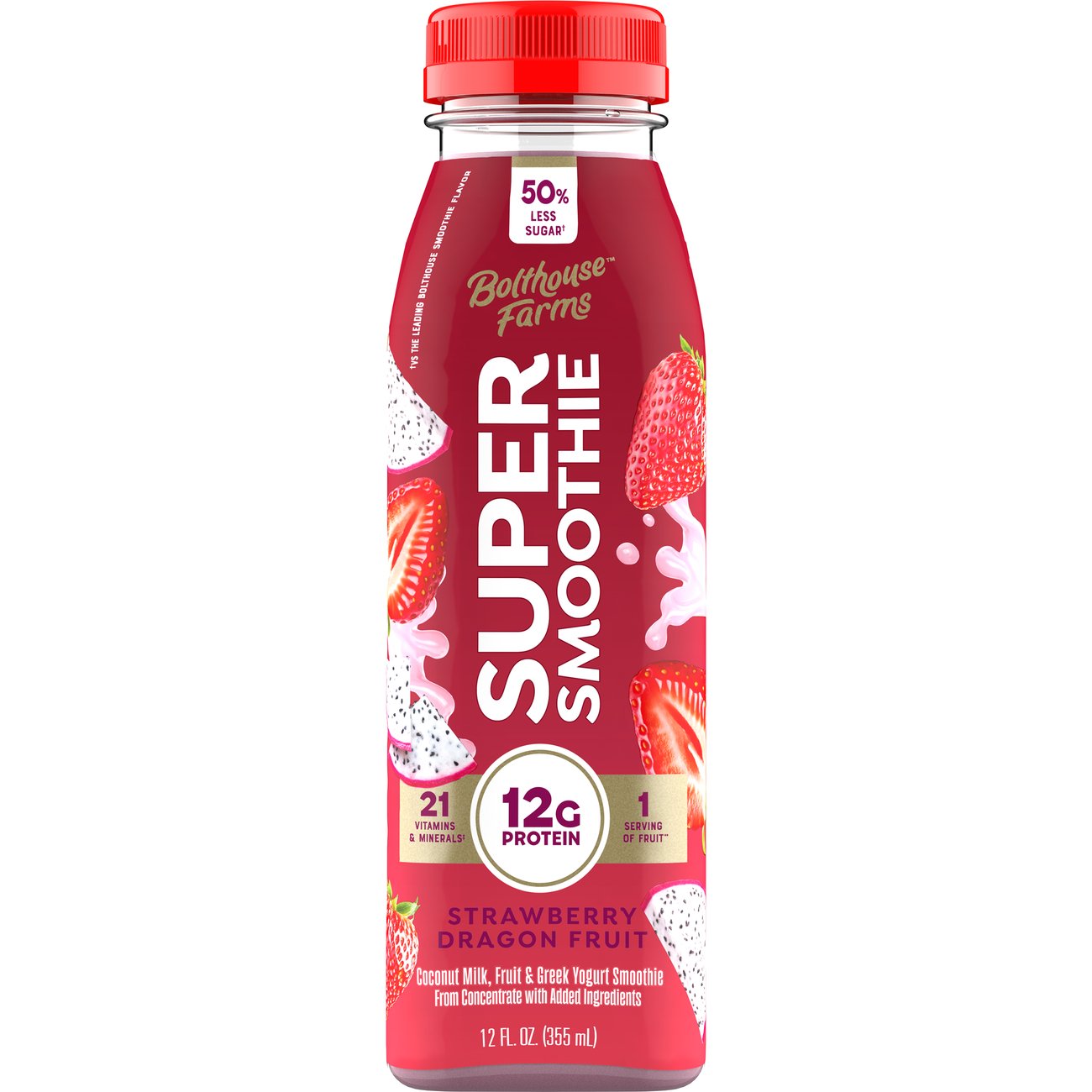 Bolthouse Farms Super Smoothie - Strawberry Dragon Fruit - Shop Shakes ...