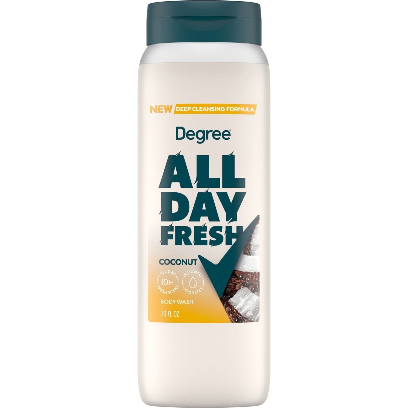 Degree Men Deep Cleansing All Day Fresh Body Wash - Coconut - Shop Body ...