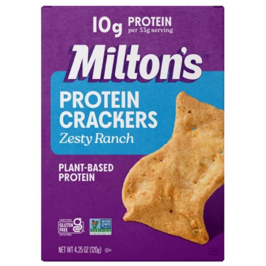Milton's 10g Protein Crackers - Zesty Ranch - Shop Crackers ...