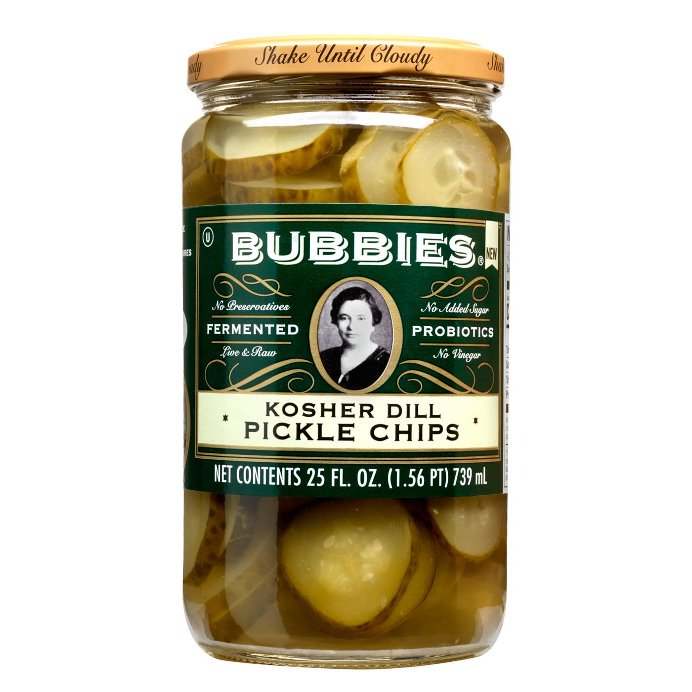 Bubbies Kosher Dill Pickle Chips - Shop Pickles & cucumber at H-E-B