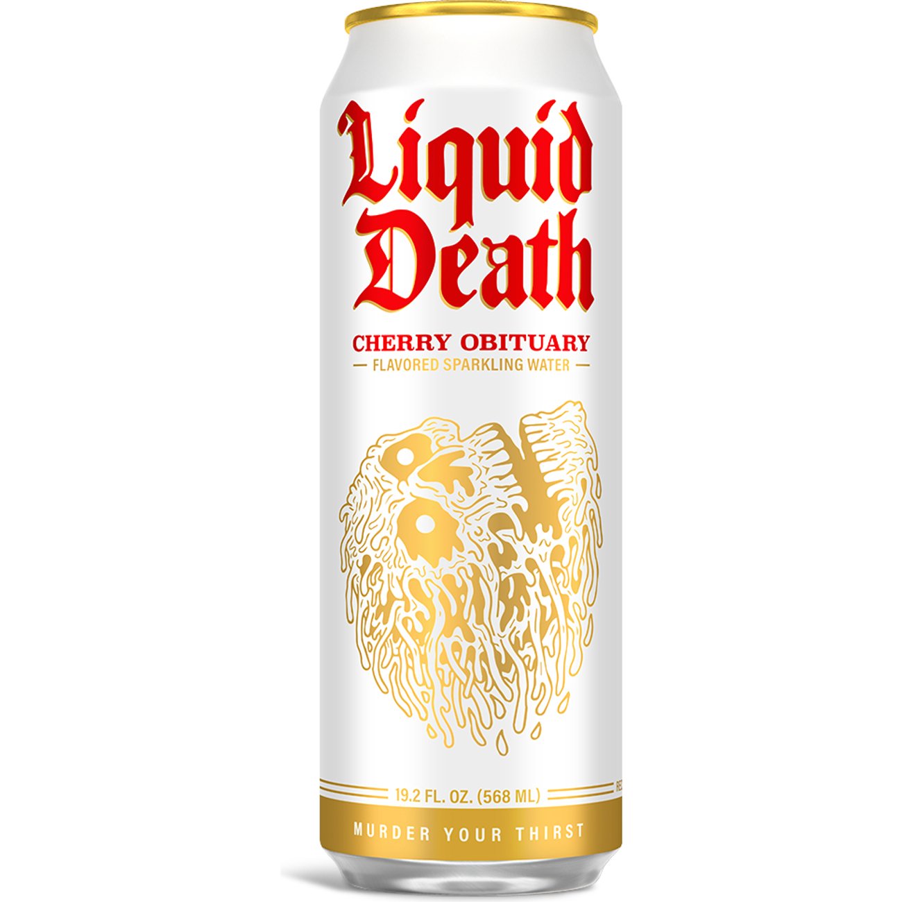 Liquid Death Cherry Obituary Soda-Flavored Sparkling Water - Shop Water ...