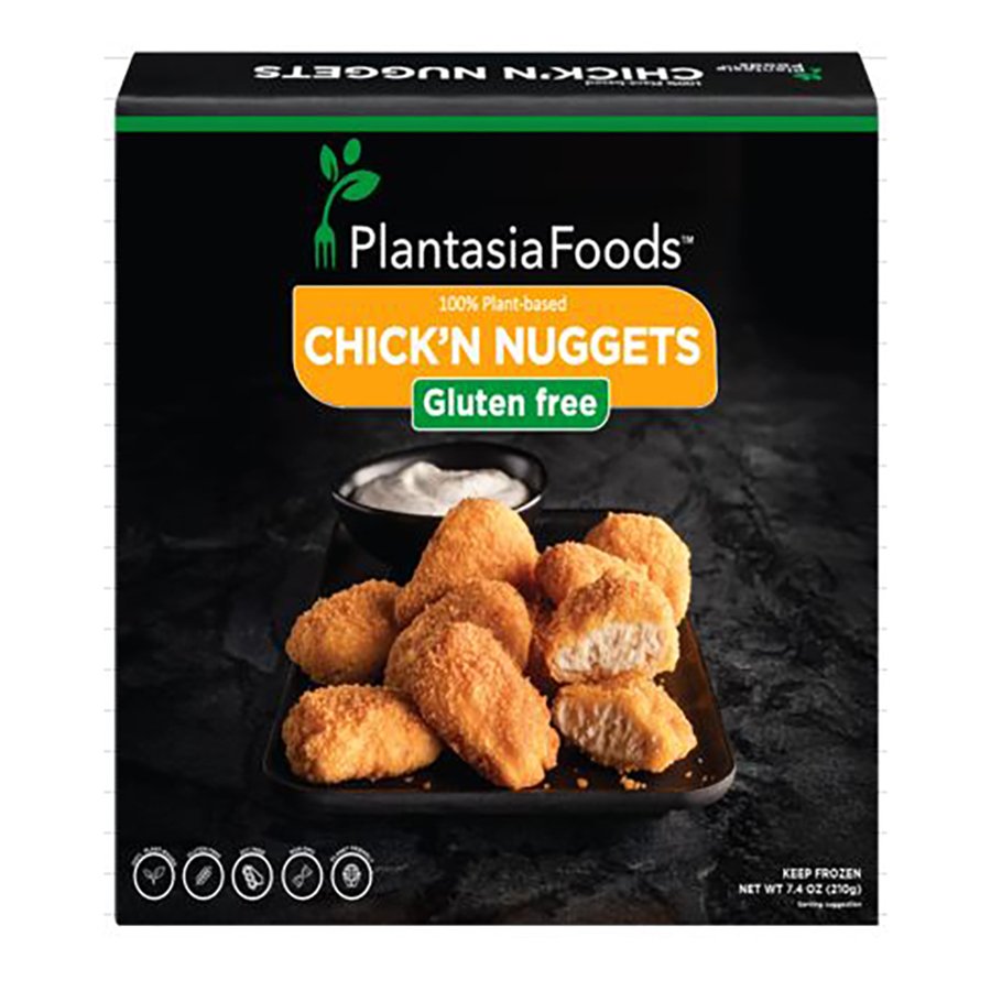 Plantasia Foods Gluten Free Plant Based Frozen Chick'n Nuggets - Shop ...