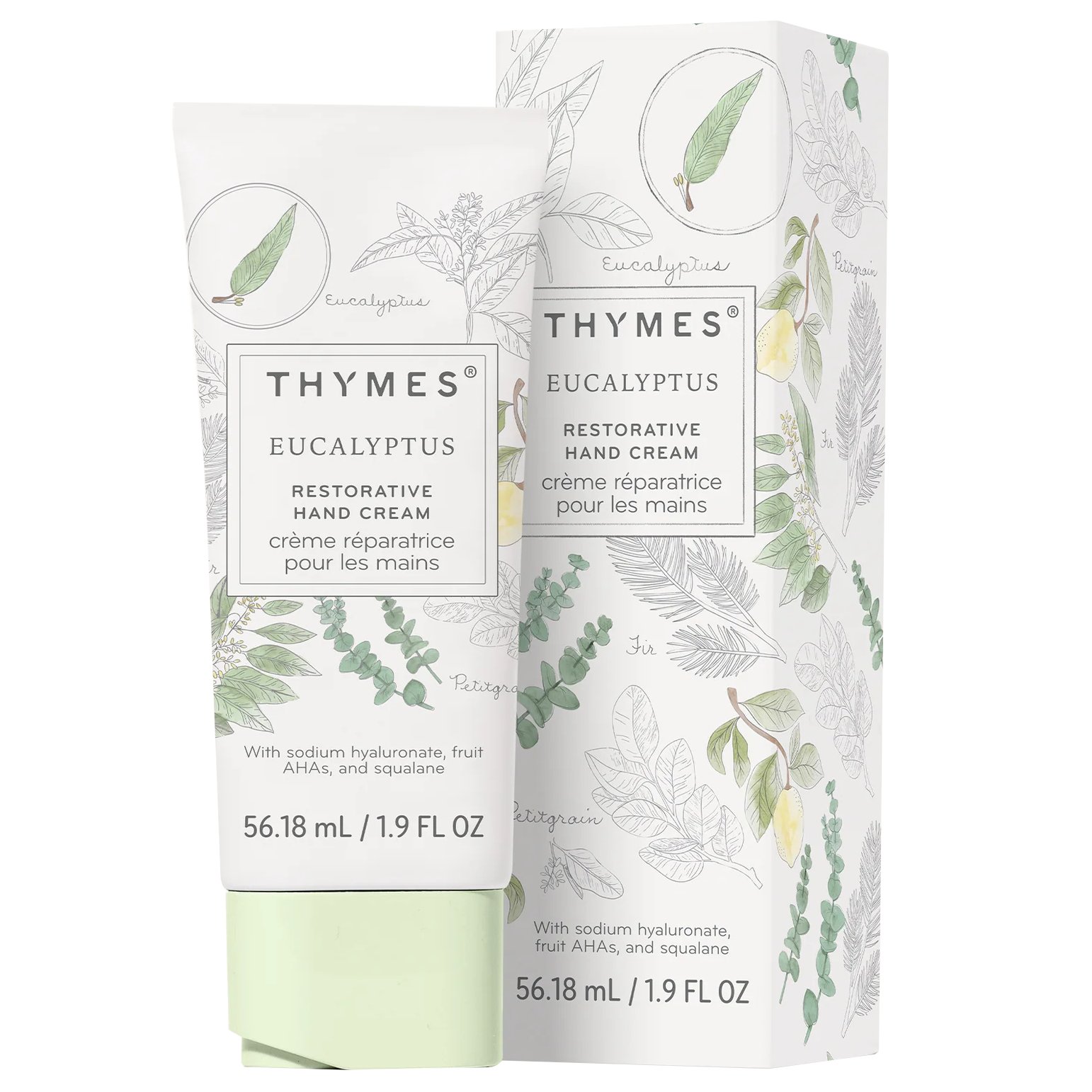 Thymes Eucalyptus Restorative Hand Cream, 1.9 oz | Central Market ...