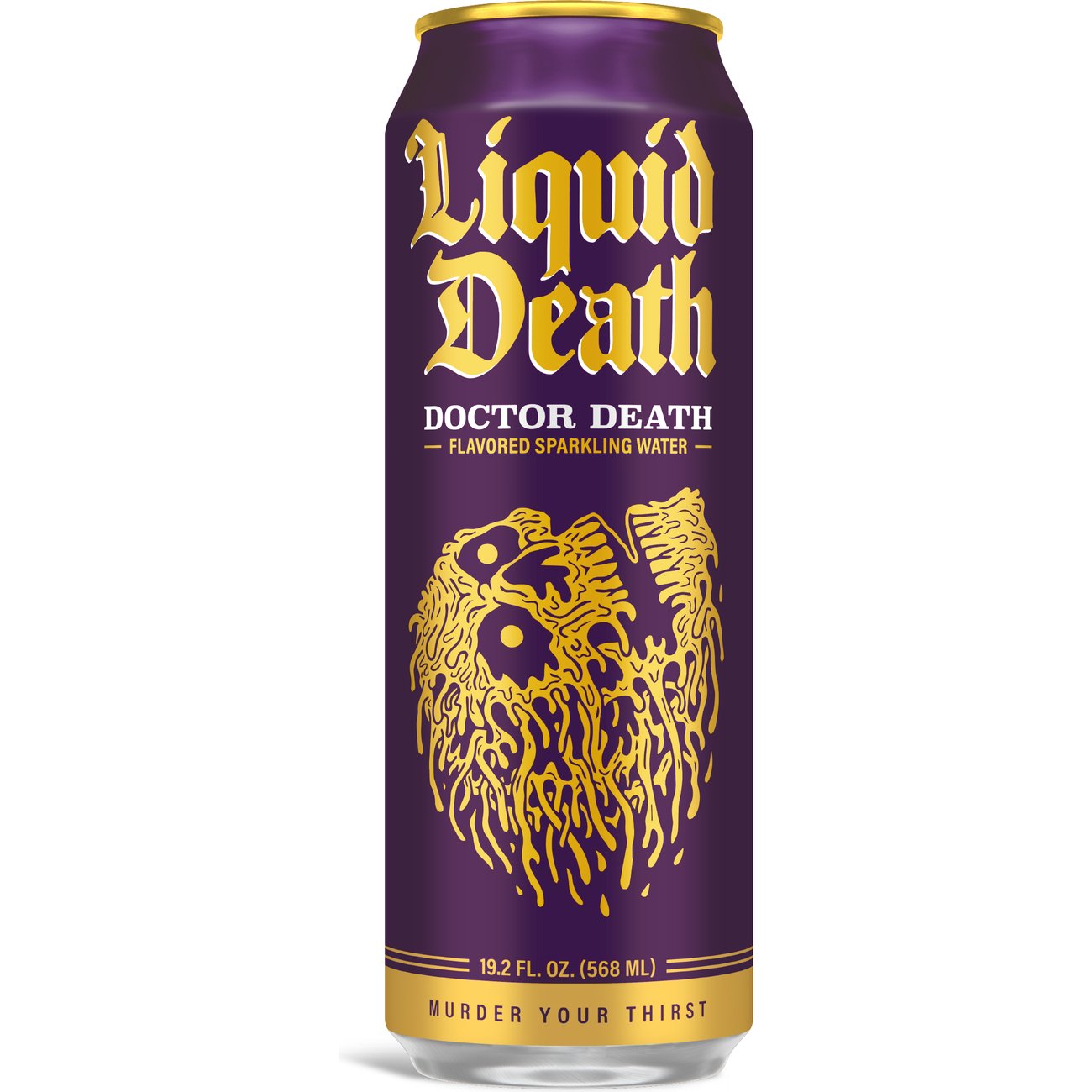 Liquid Death Doctor Death Cherry Cream Spice Flavored Sparkling Water ...