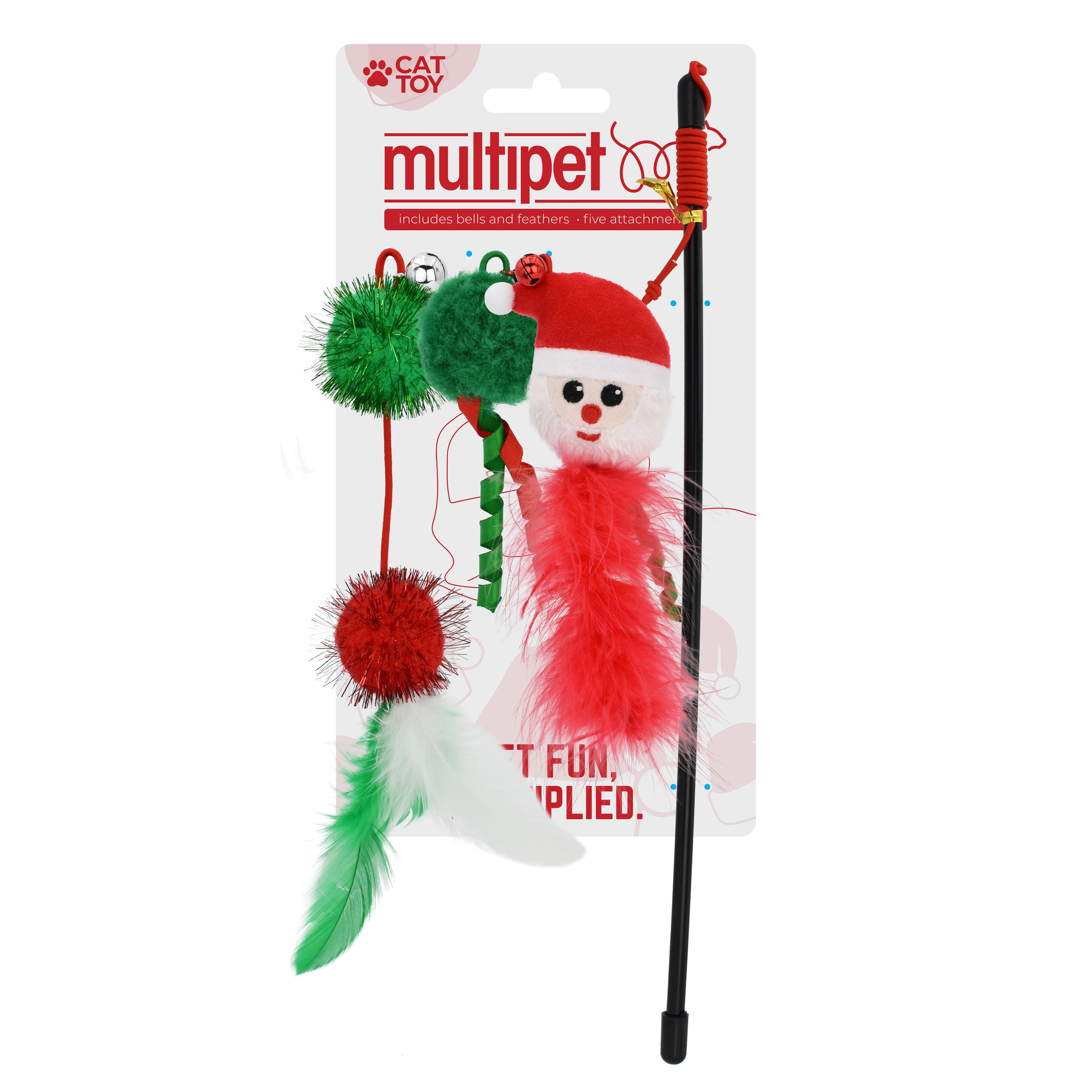 Multipet Holiday Cat Teaser Toy - Shop Toys at H-E-B