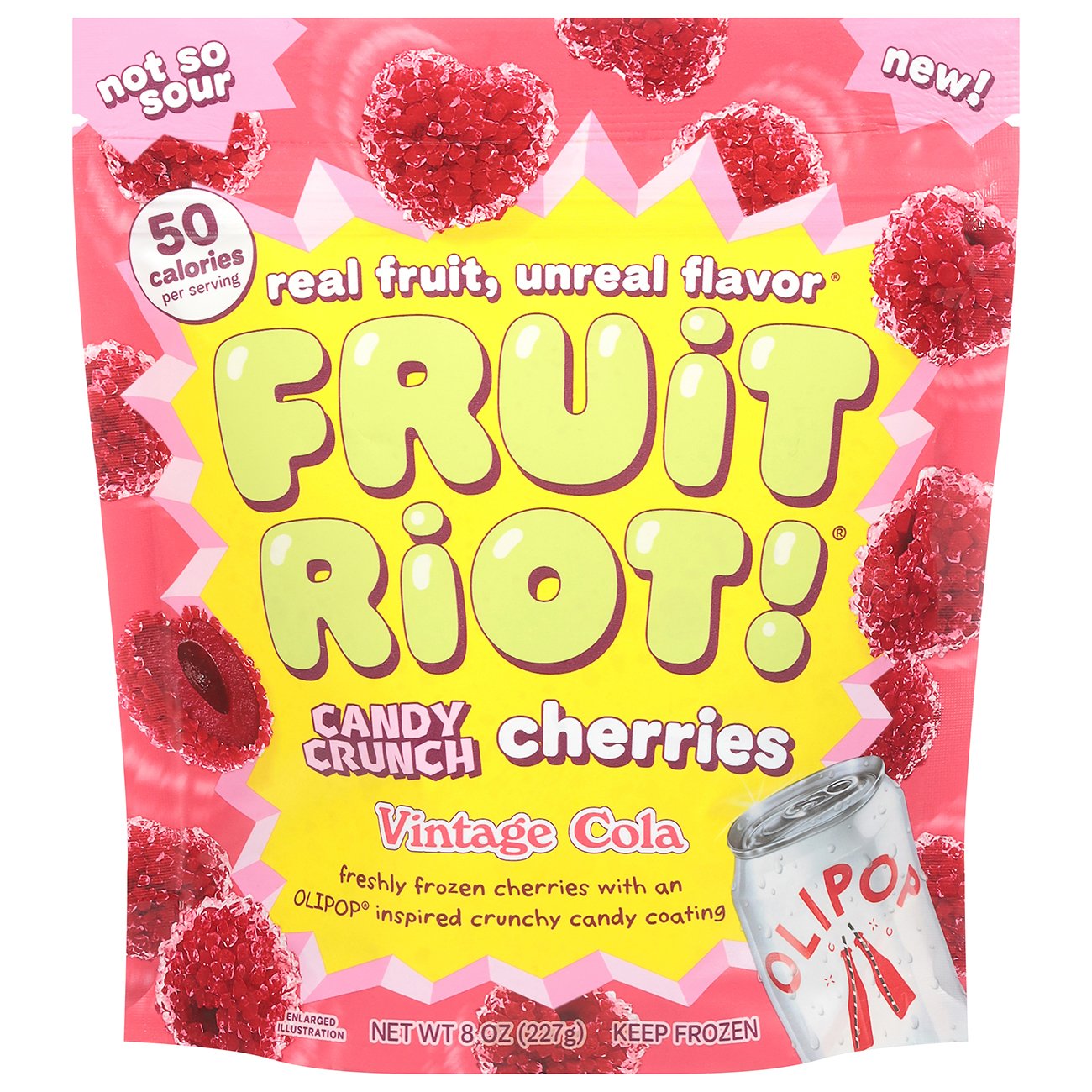 Fruit Riot! Candy Crunch Cherries - Olipop Vintage Cola - Shop Bars ...