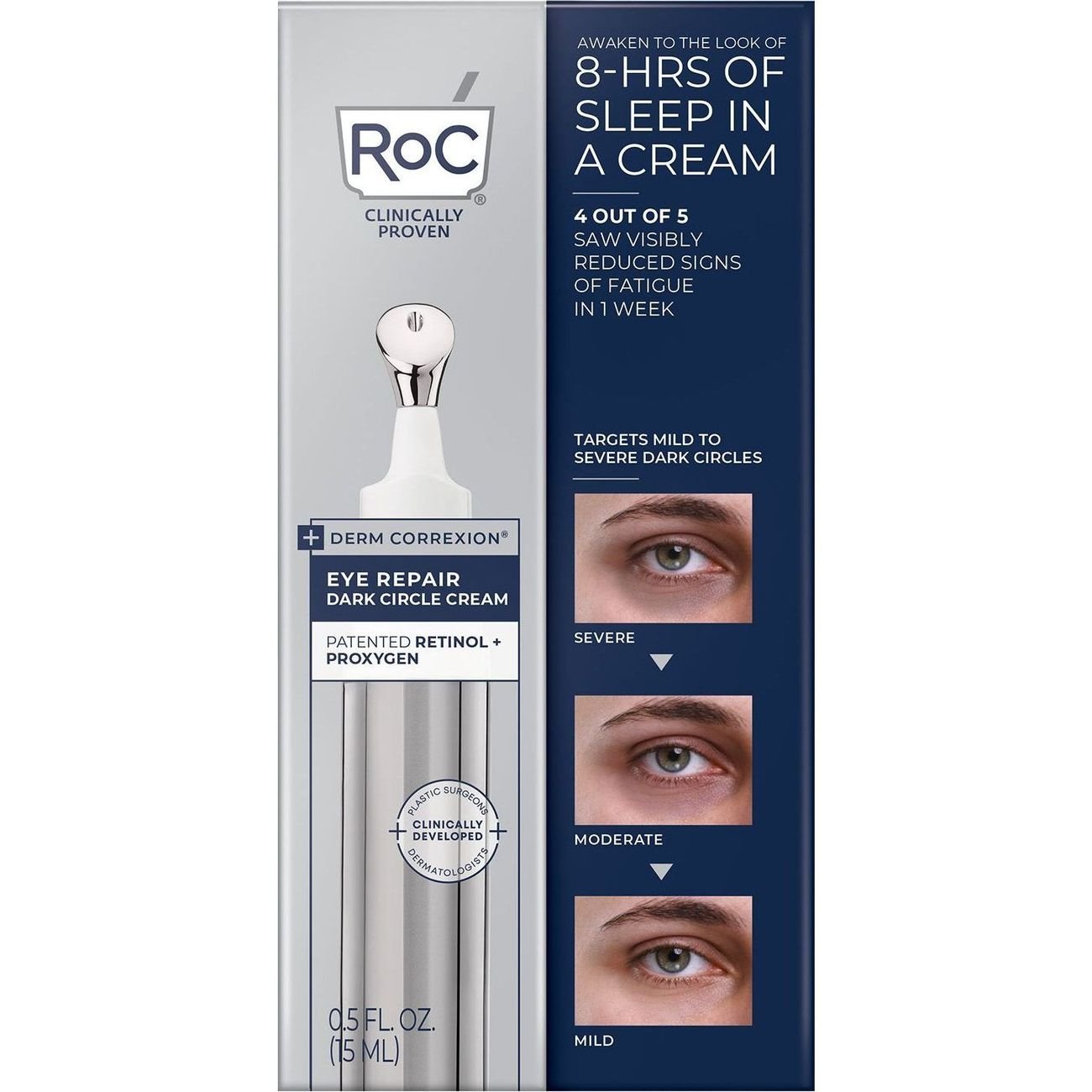 Roc Derm Correxion Eye Repair Dark Circle Cream - Shop Eye cream at H-E-B