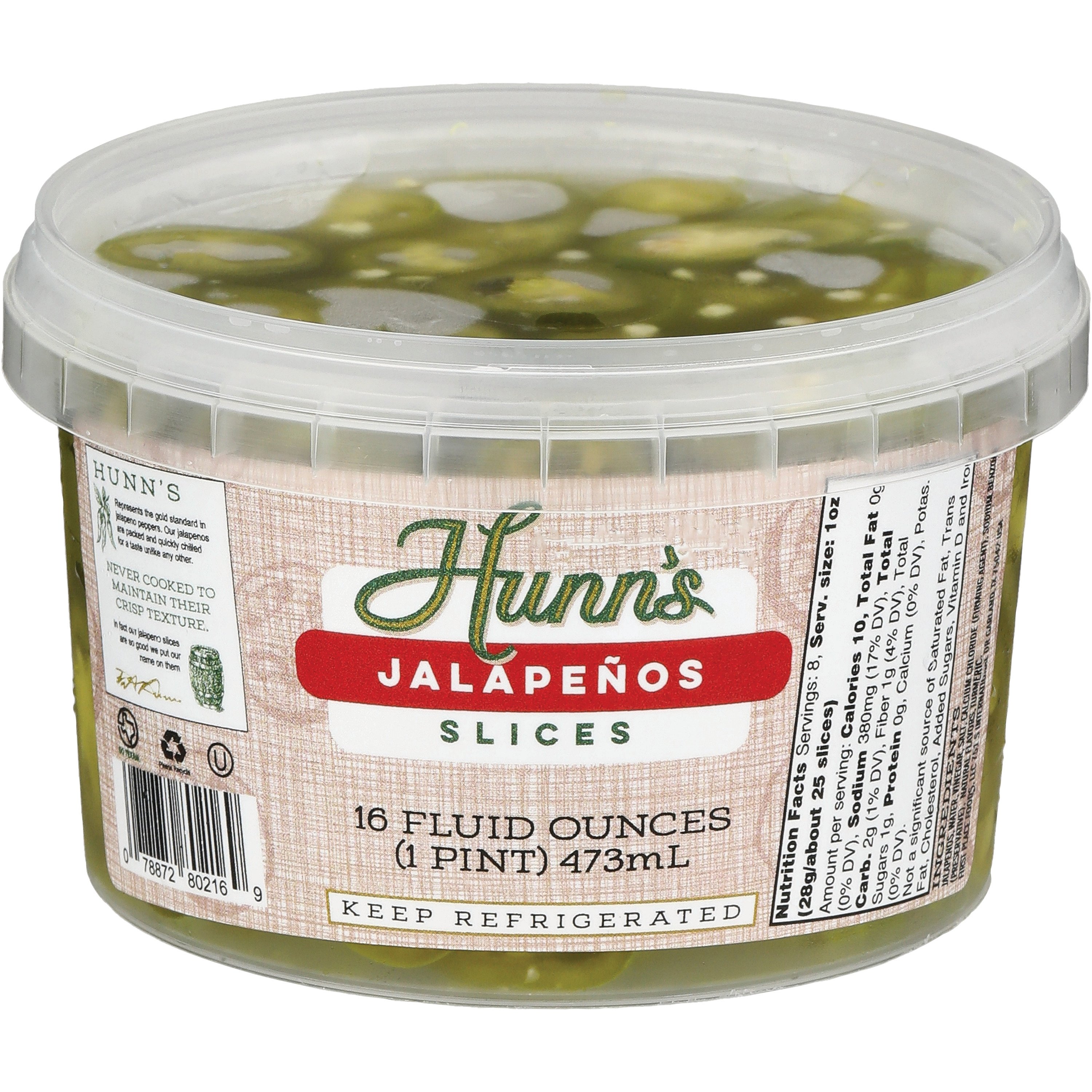 Hunn's Sliced Pickled Jalapenos - Shop Pickles & cucumber at H-E-B