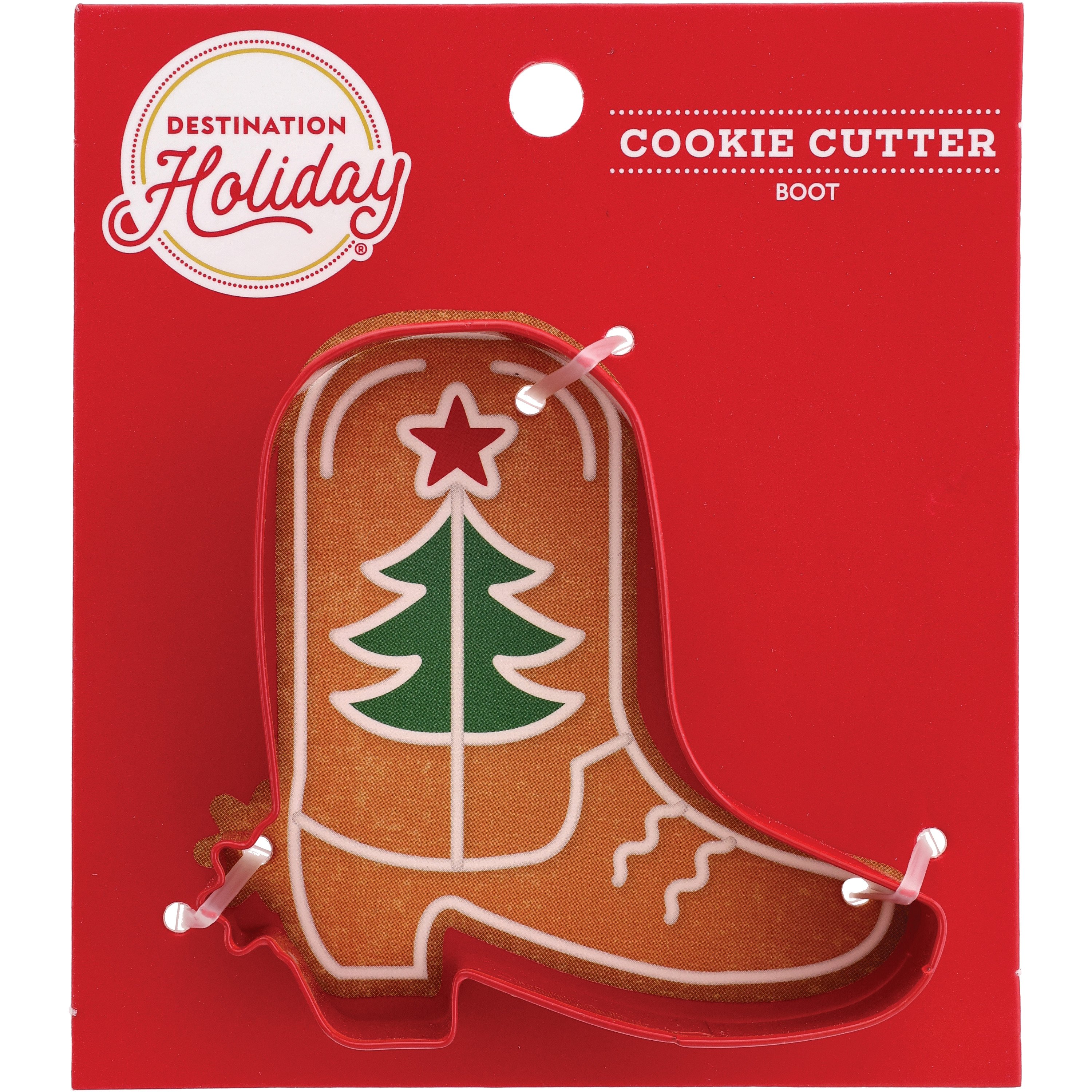 Destination Holiday Cowboy Boot Cookie Cutter - Shop Baking tools at H-E-B