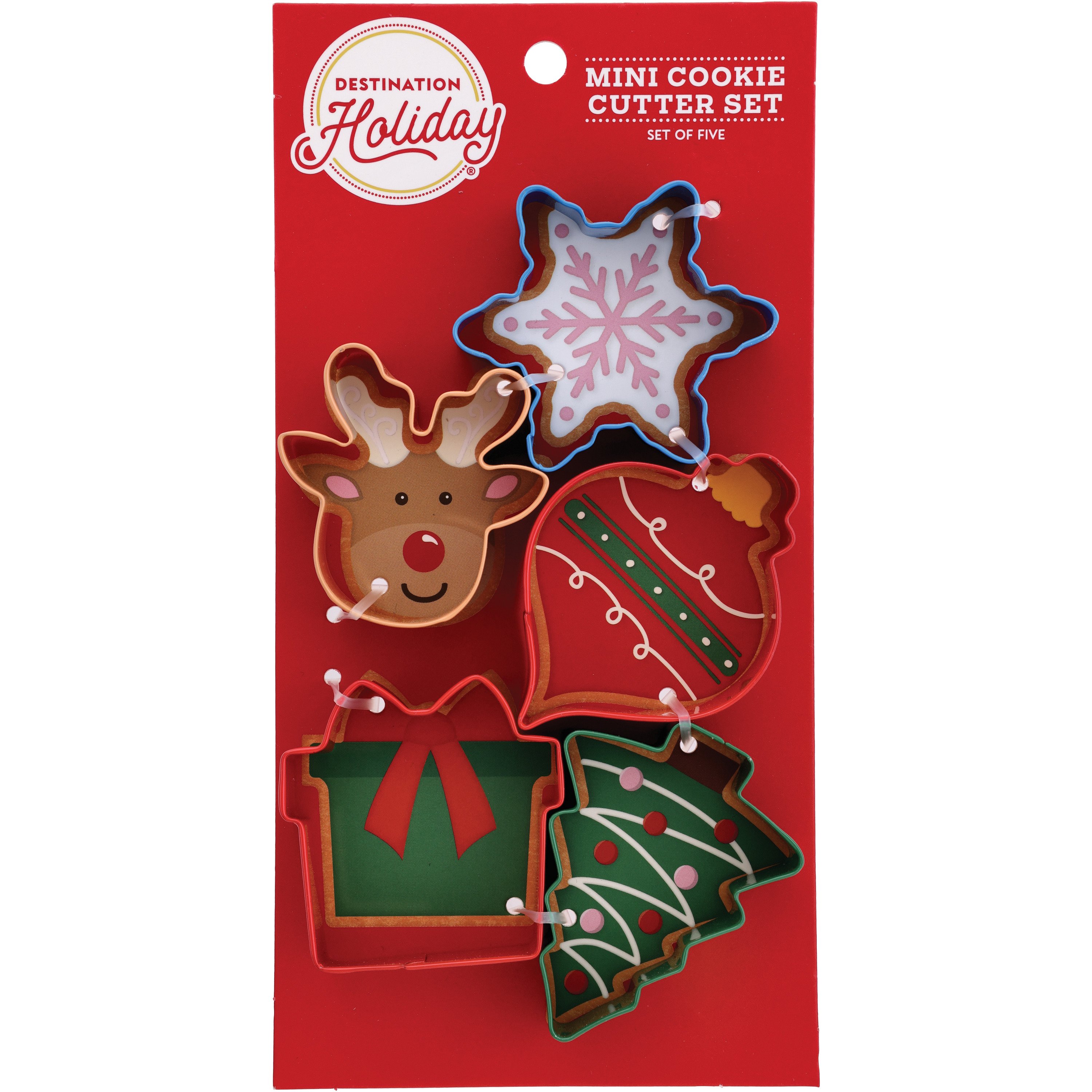 Destination Holiday Mini Cookie Cutter Set - Shop Baking tools at H-E-B