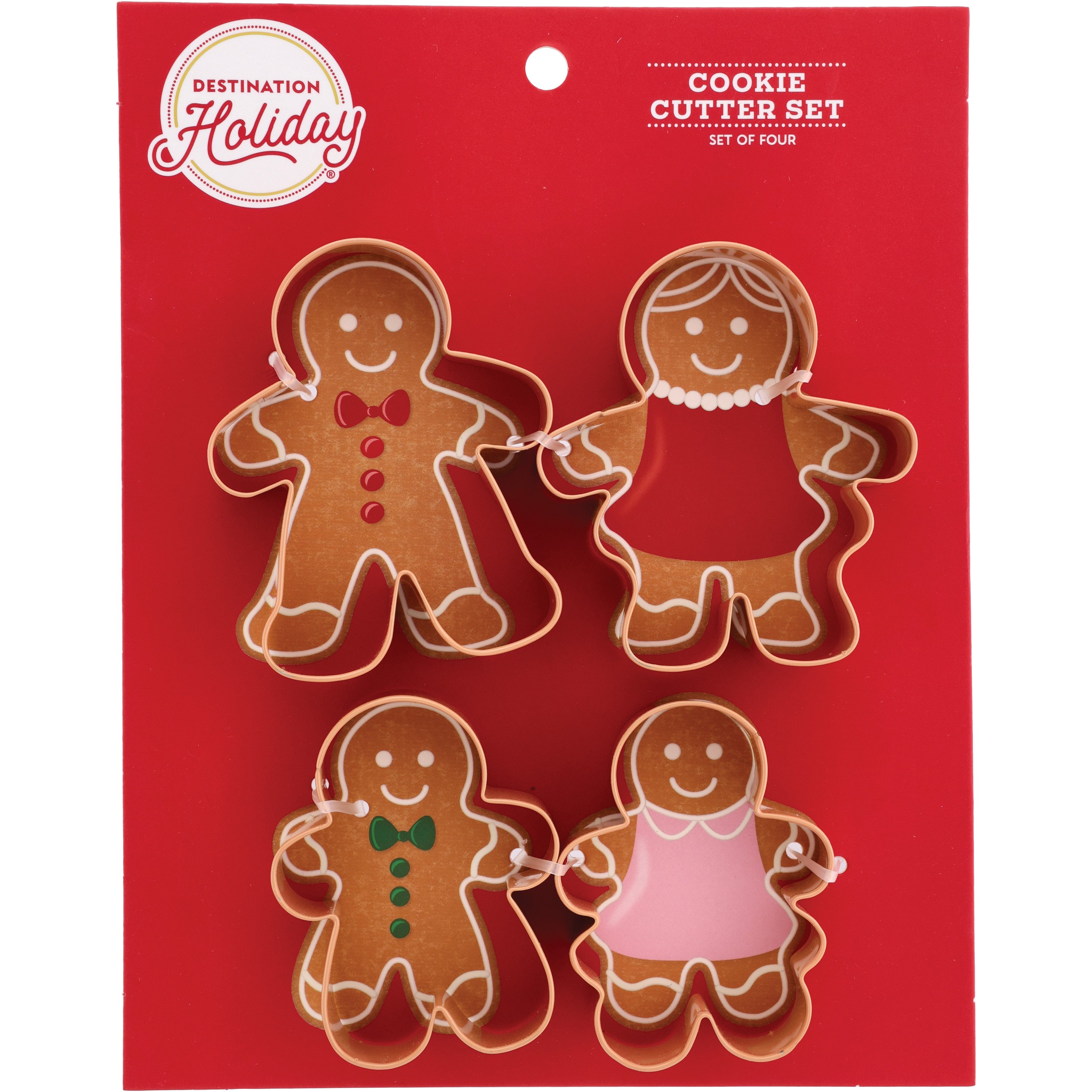 Destination Holiday Gingerbread Family Cookie Cutter Set - Shop Baking ...