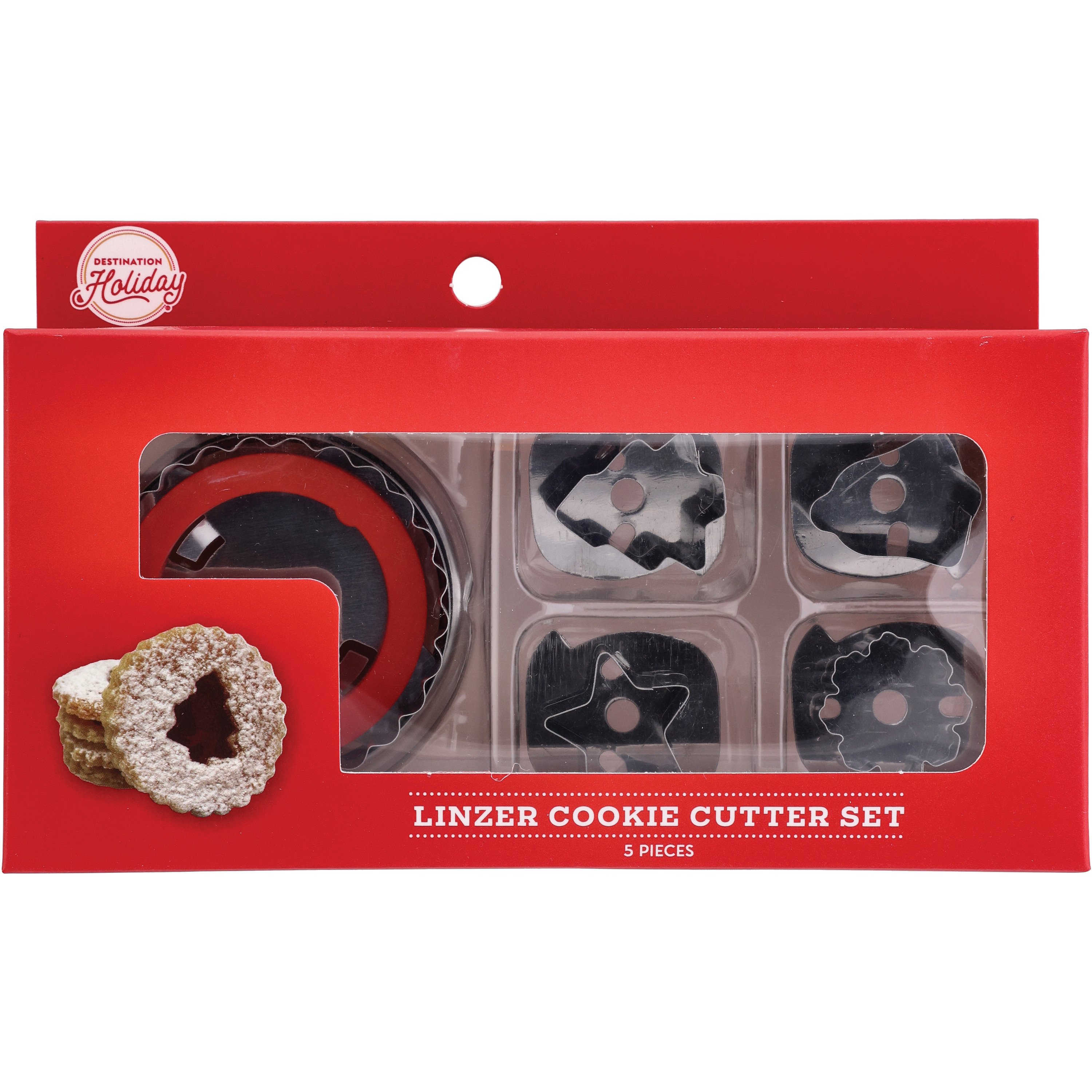 Destination Holiday Linzer Cookie Cutter Set - Shop Baking tools at H-E-B
