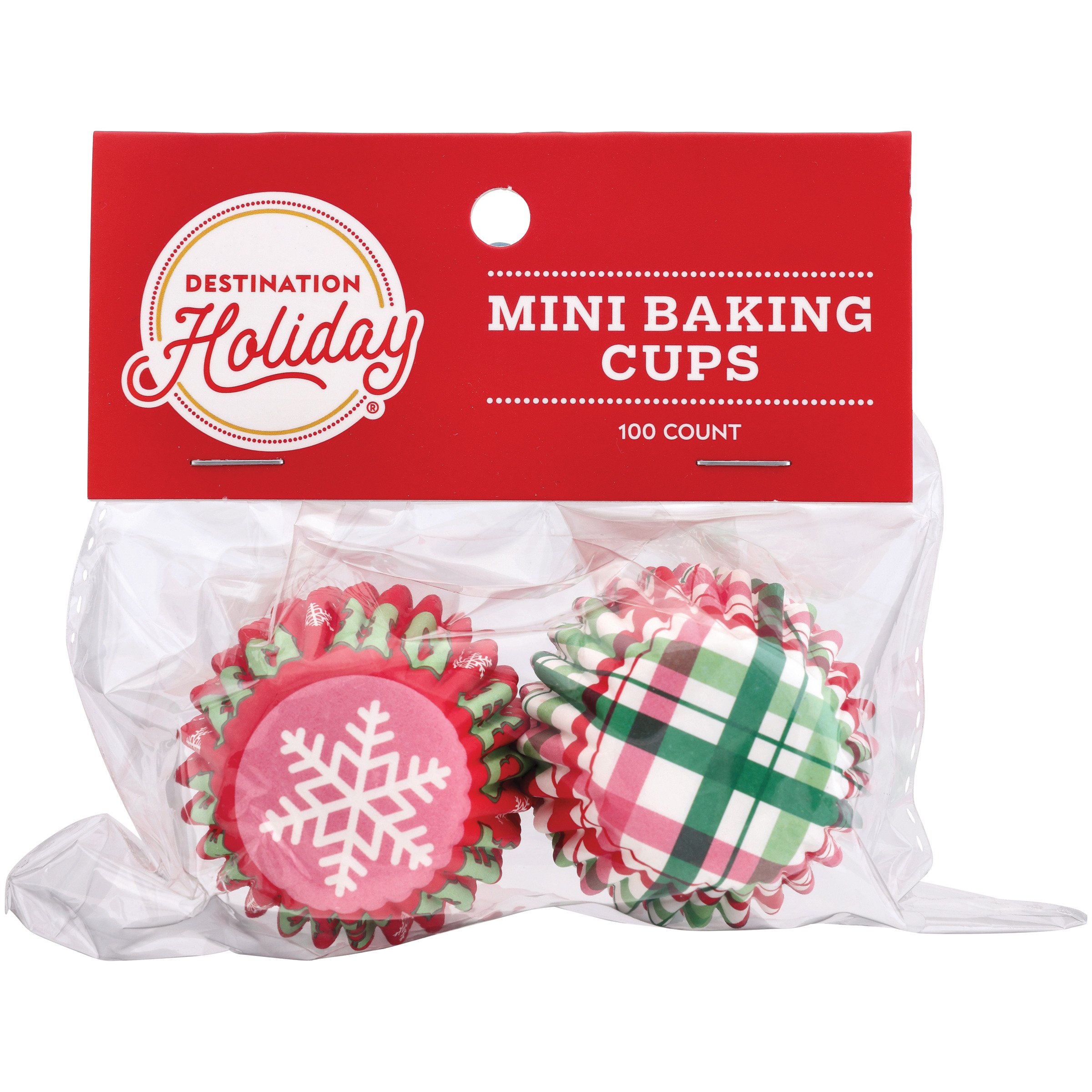 Destination Holiday Mini Christmas Baking Cups - Shop Baking paper ...