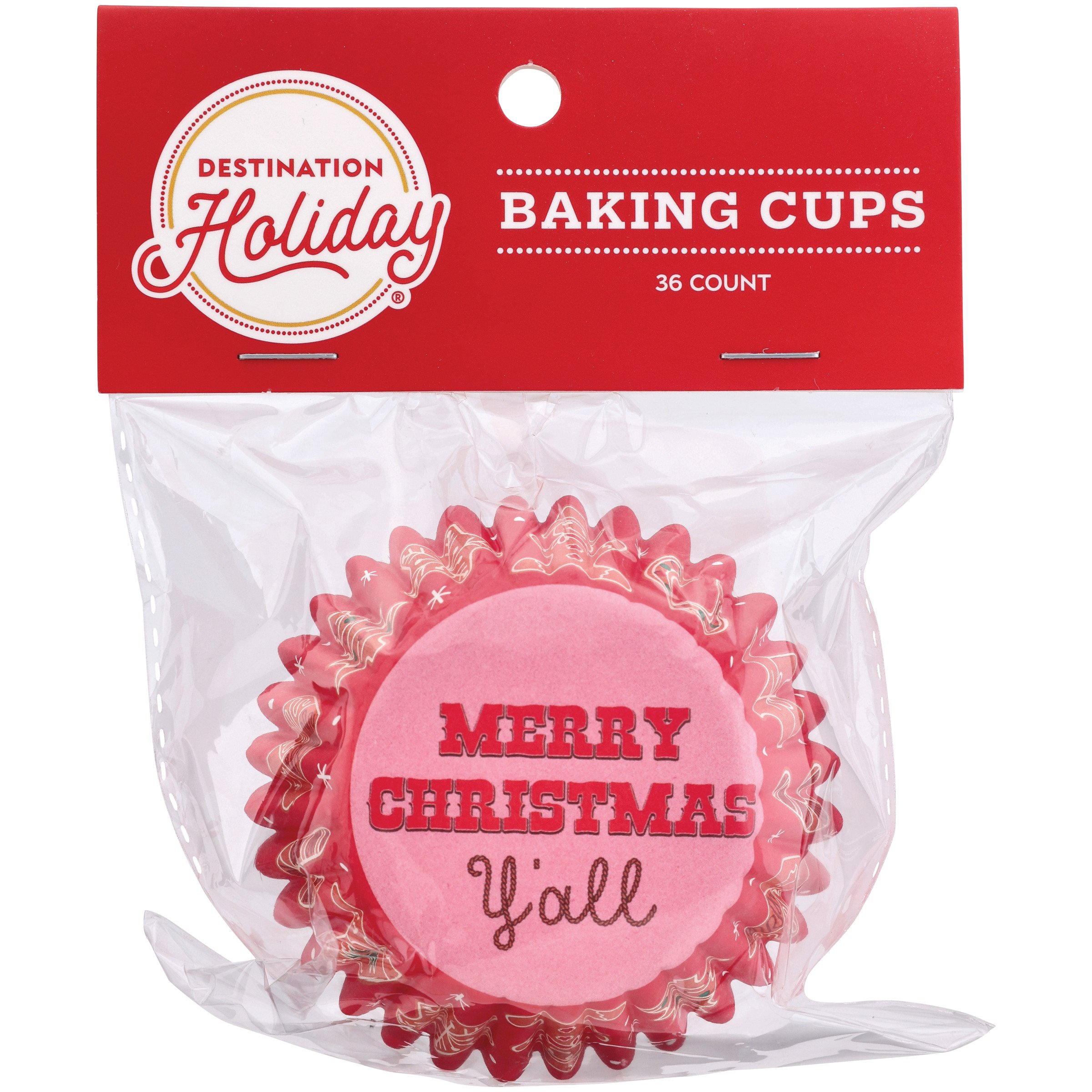 Destination Holiday Merry Christmas Y'all Gingerbread Baking Cups ...