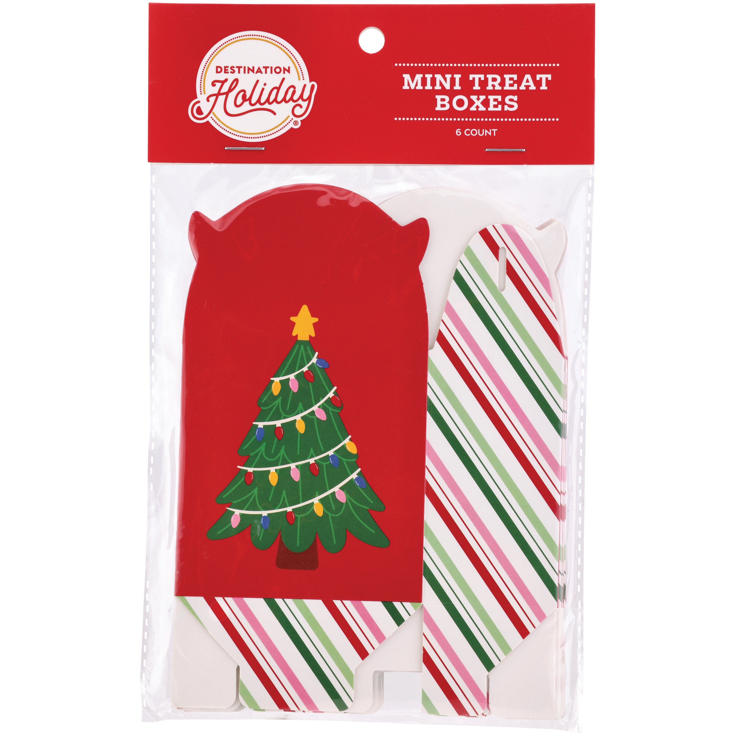 Destination Holiday Christmas Tree Mini Treat Boxes - Shop Favors at H-E-B