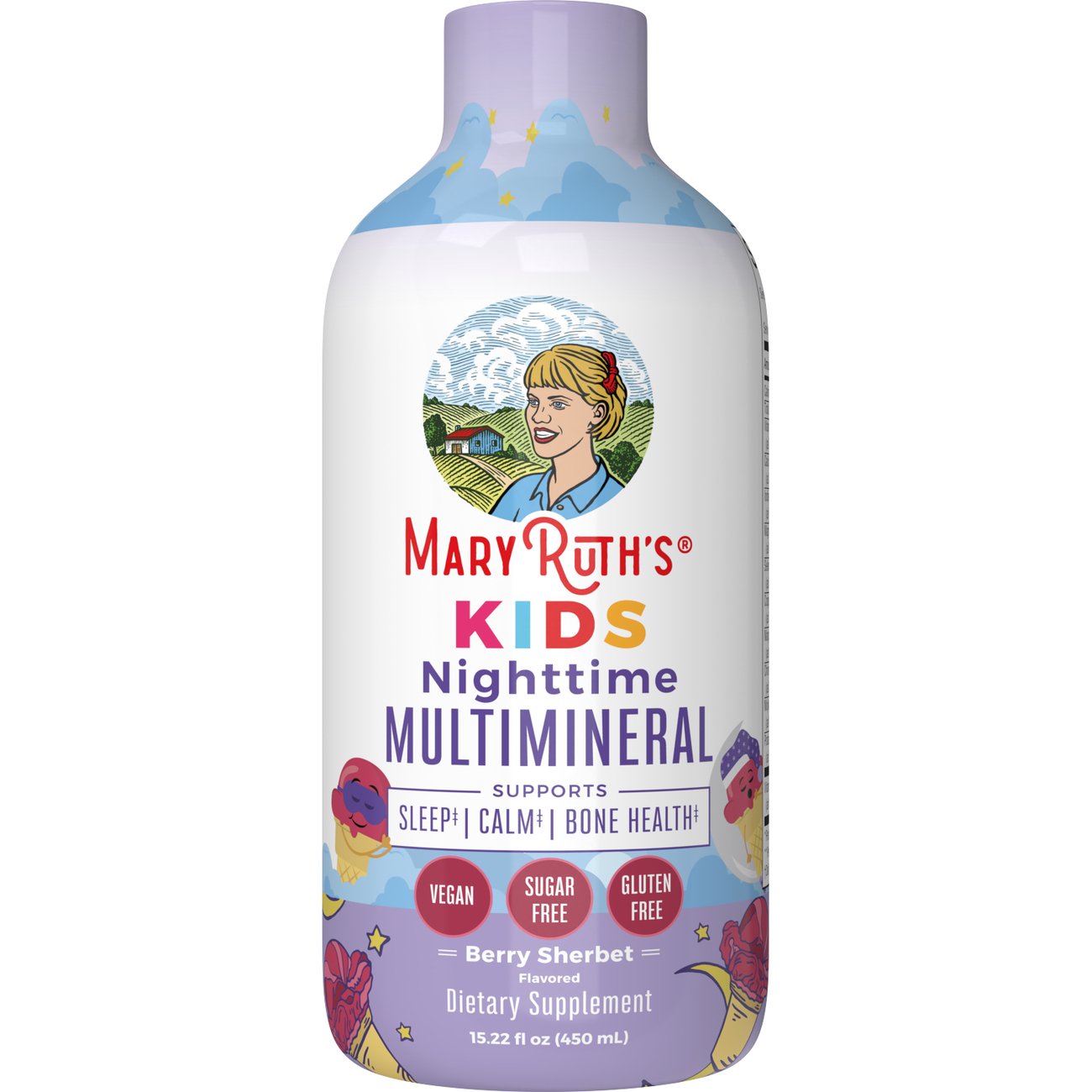 Mary Ruth's Kids Liquid Nighttime Multimineral - Berry Sherbet - Shop ...