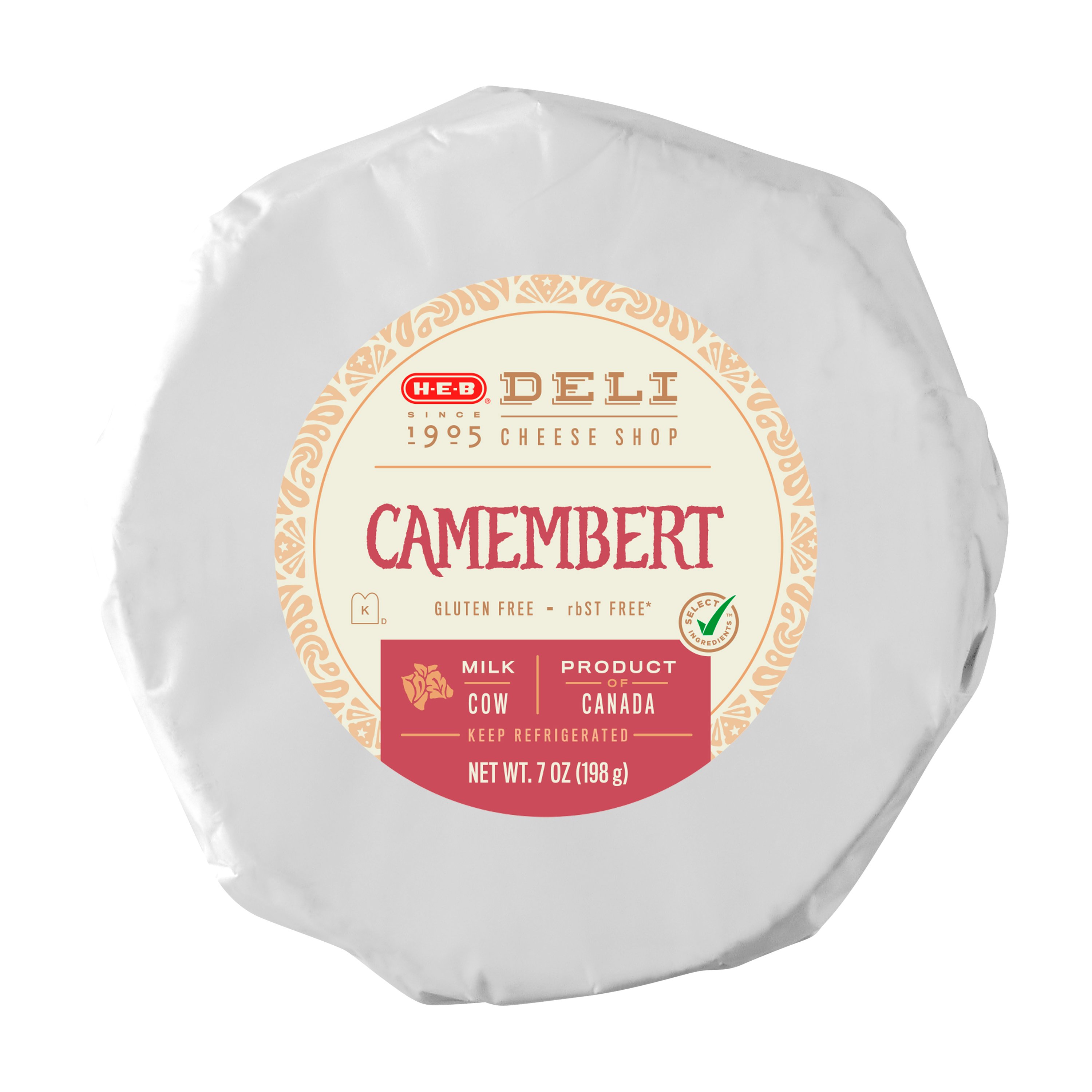 H-E-B Deli Soft Ripened Camembert Cheese Wheel - Shop Cheese at H-E-B