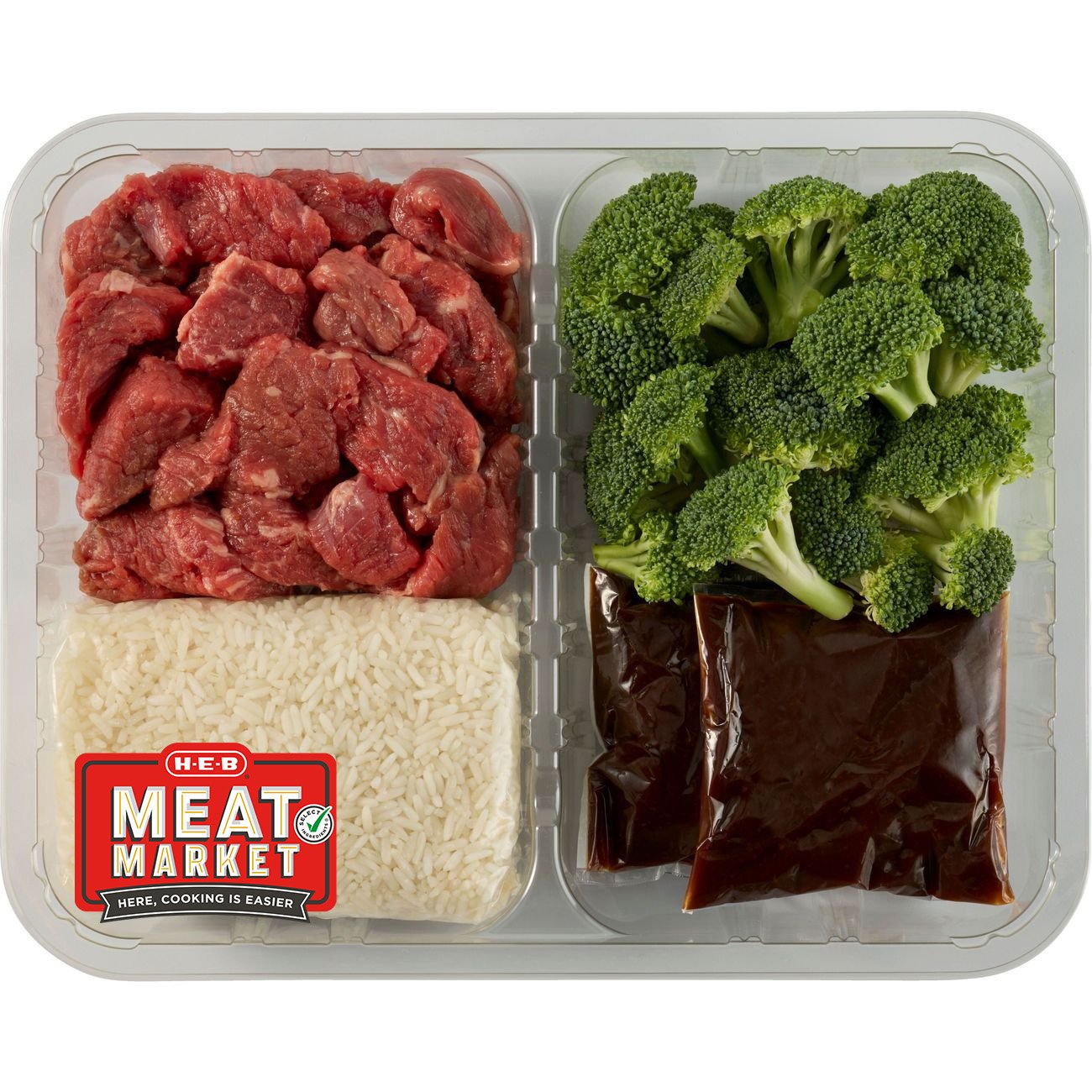 H-E-B Meat Market Beef & Broccoli Kit - Shop Entrees & sides at H-E-B