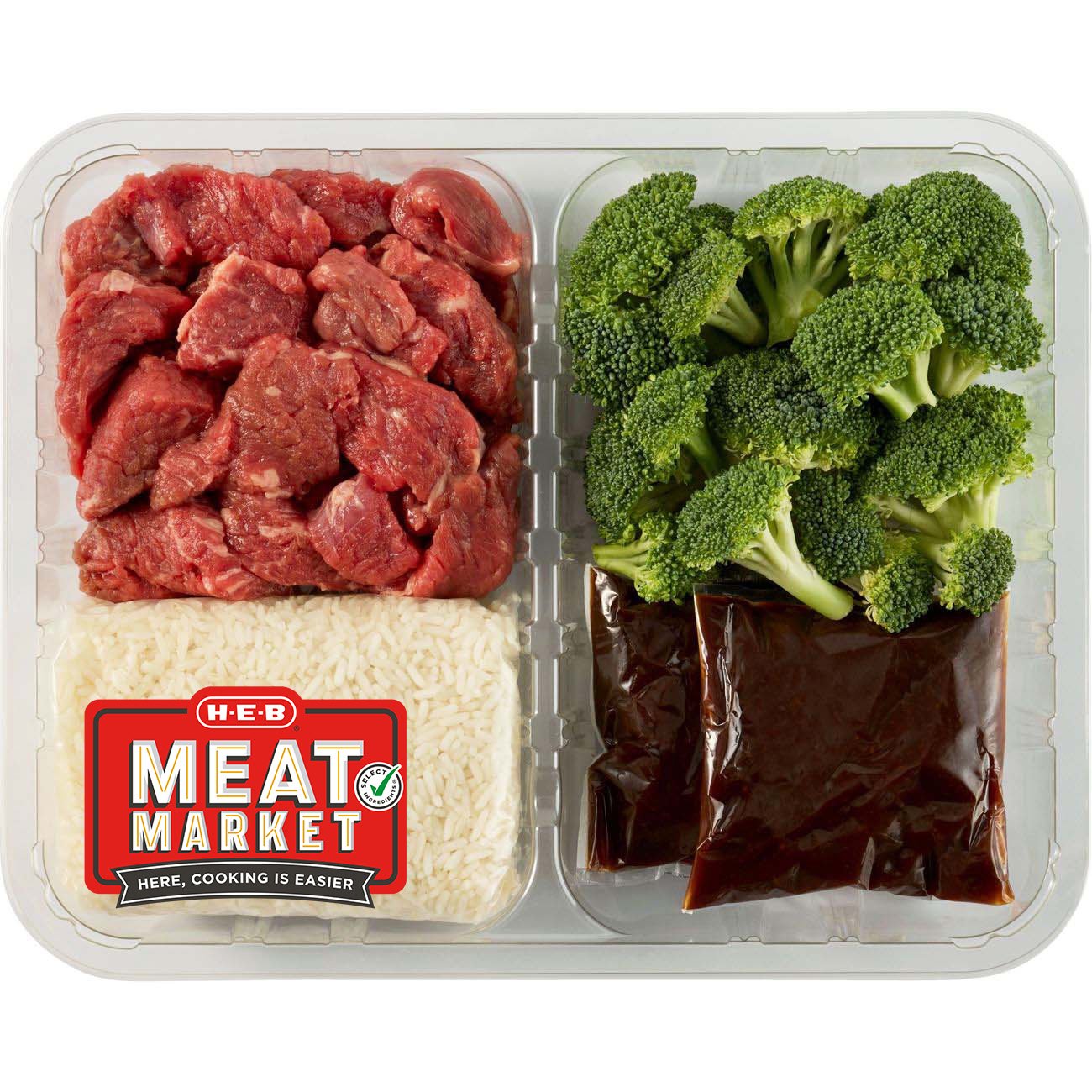 H-E-B Meat Market Beef & Broccoli Kit - Shop Entrees & sides at H-E-B