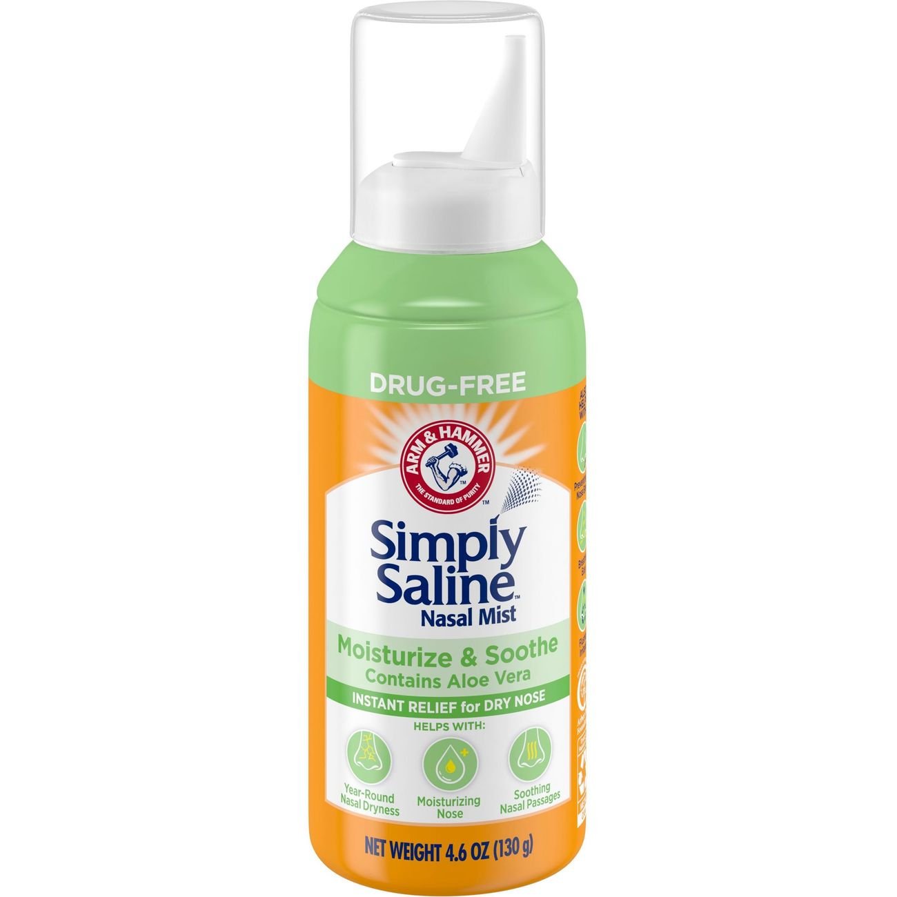 Arm & Hammer Simply Saline Moisturize & Soothe Nasal Mist - Shop Sinus ...