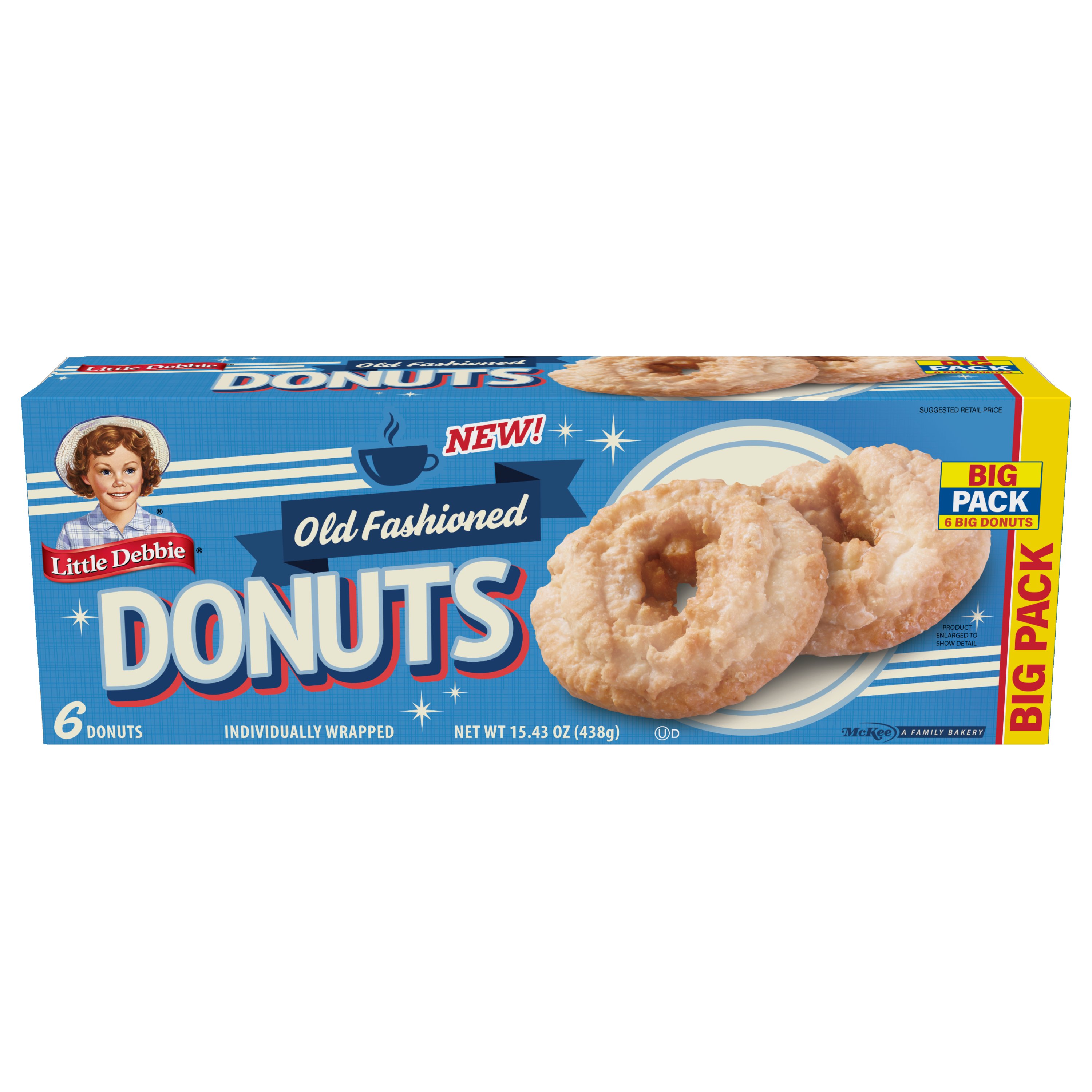 Little Debbie Big Old Fashioned Donuts - Big Pack - Shop Snack cakes at ...