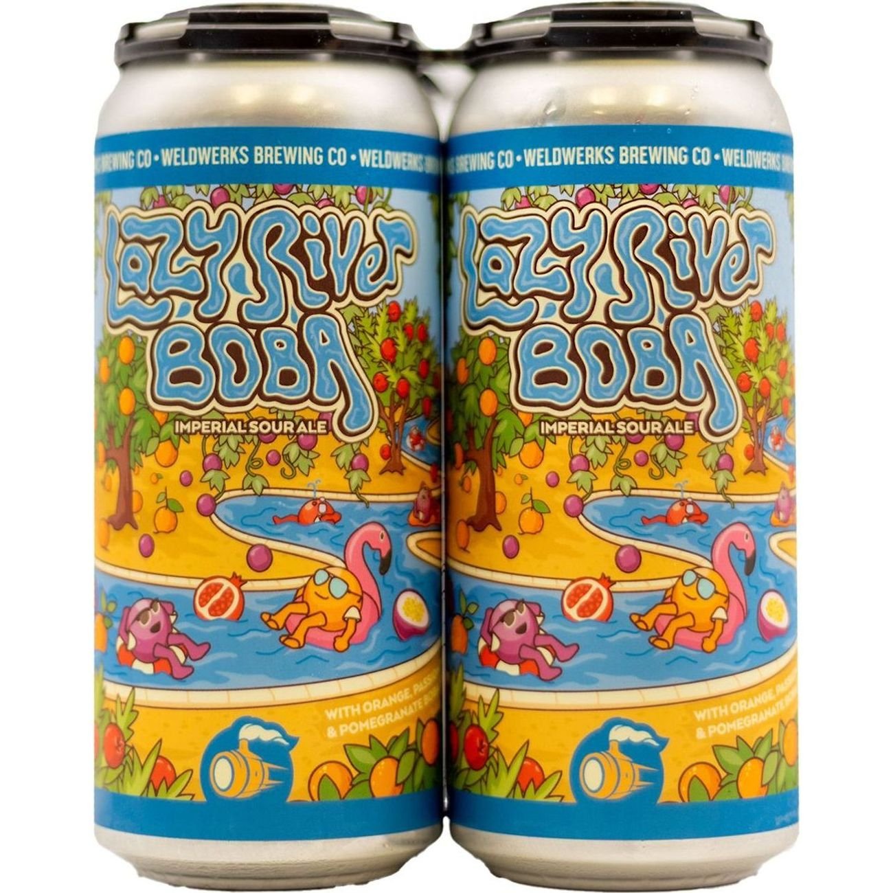 Weldwerks Brewing Lazy River Boba Imperial Sour Ale Craft Beer 4 pk ...