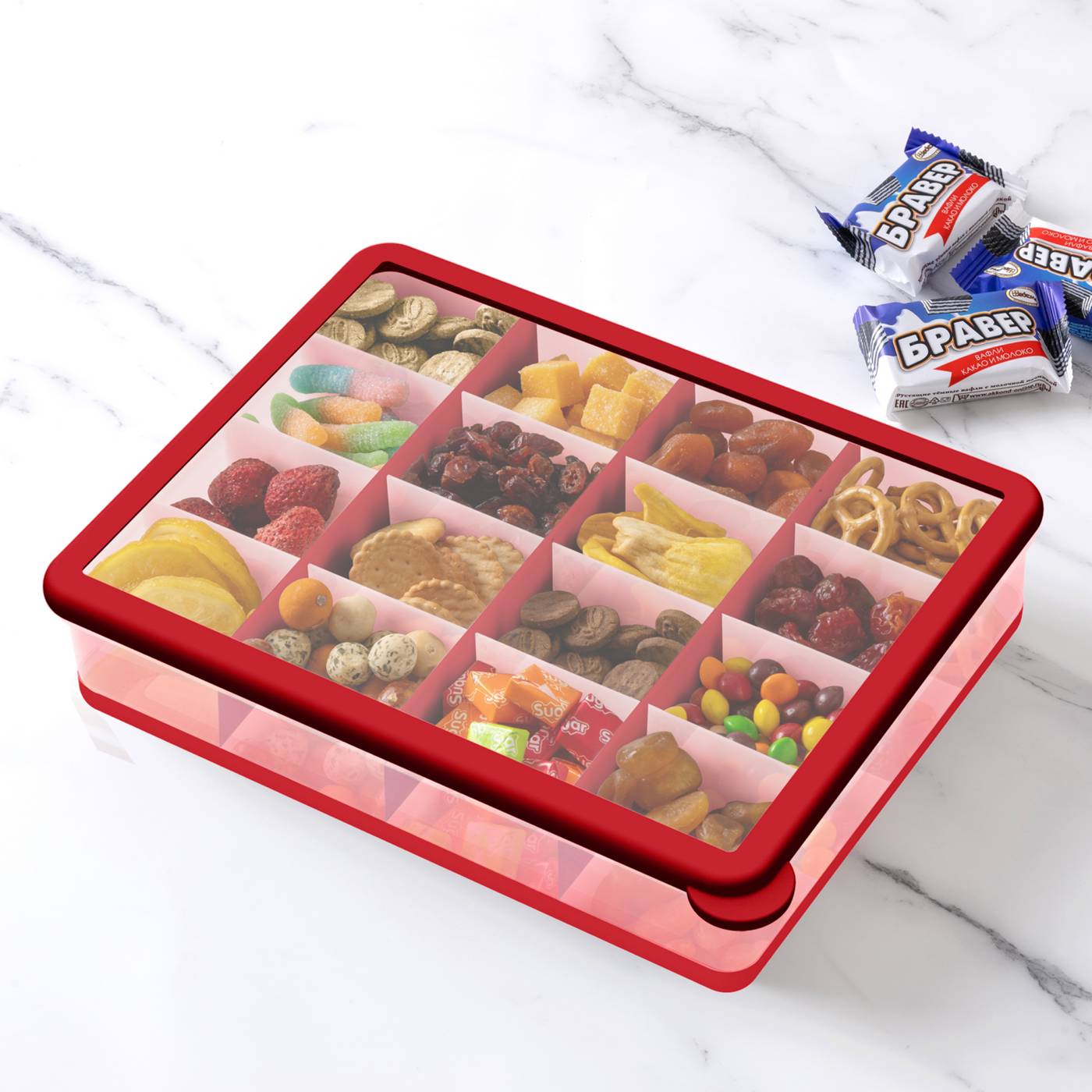 Cook With Color Enchanted Valentine Day Snack Box - Red - Shop Food ...