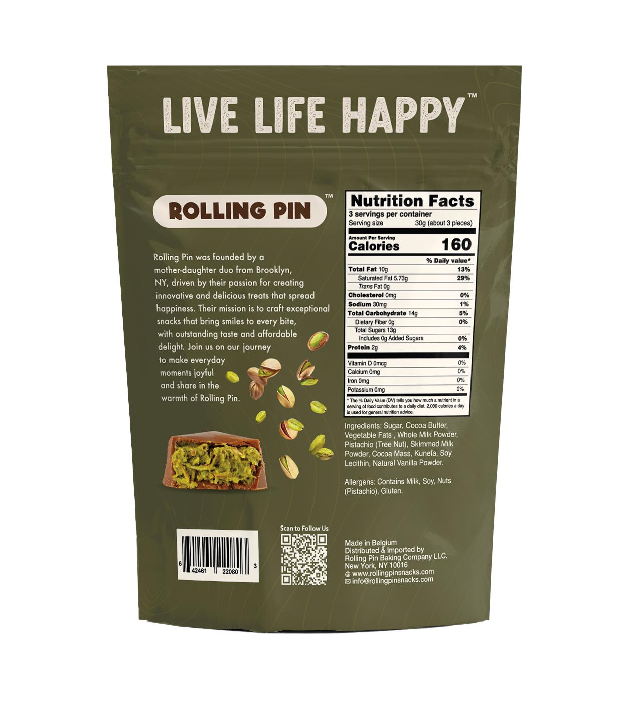 Rolling Pin Dubai Style Chocolate, 10 pc - Shop Candy at H-E-B