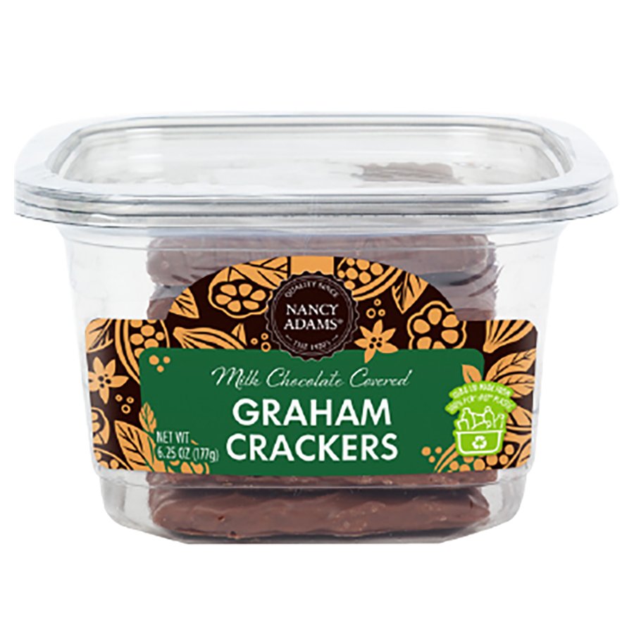 Nancy Adams Milk Chocolate Covered Graham Crackers, 6.25 oz | Central ...