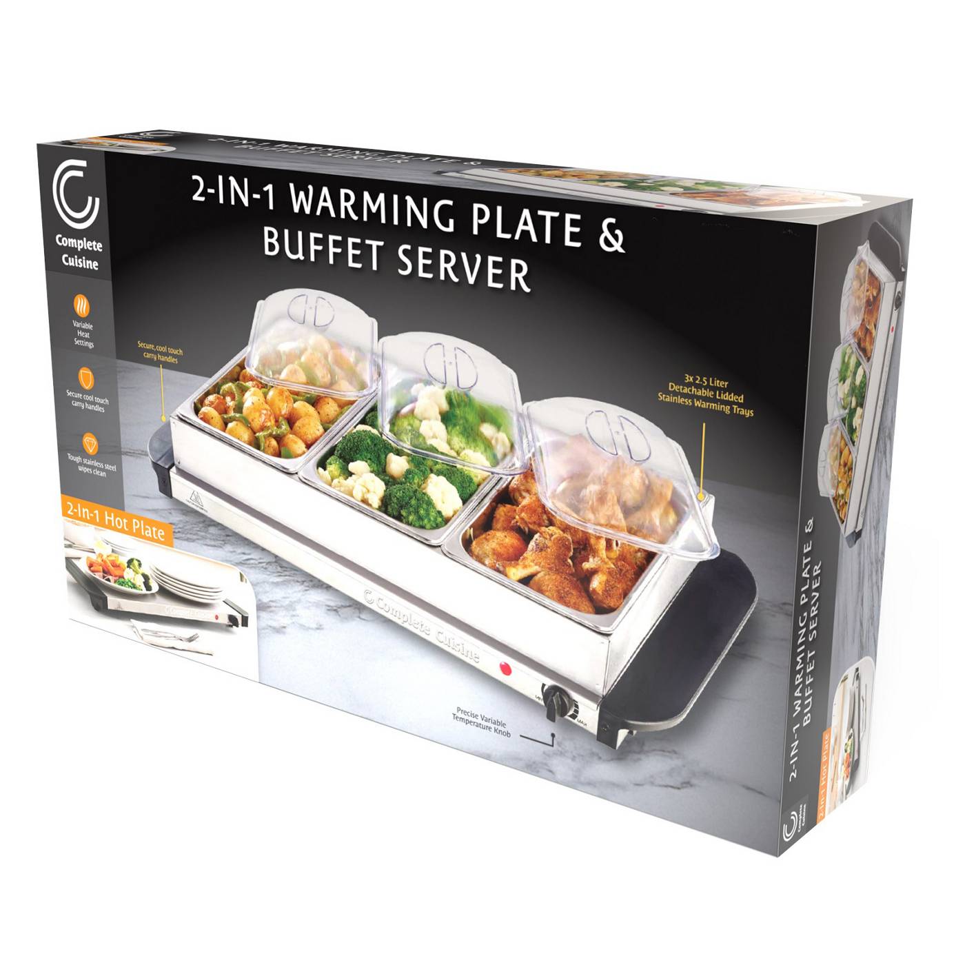 Complete Cuisine Warming Plate & Buffet Server - Shop Cookers ...