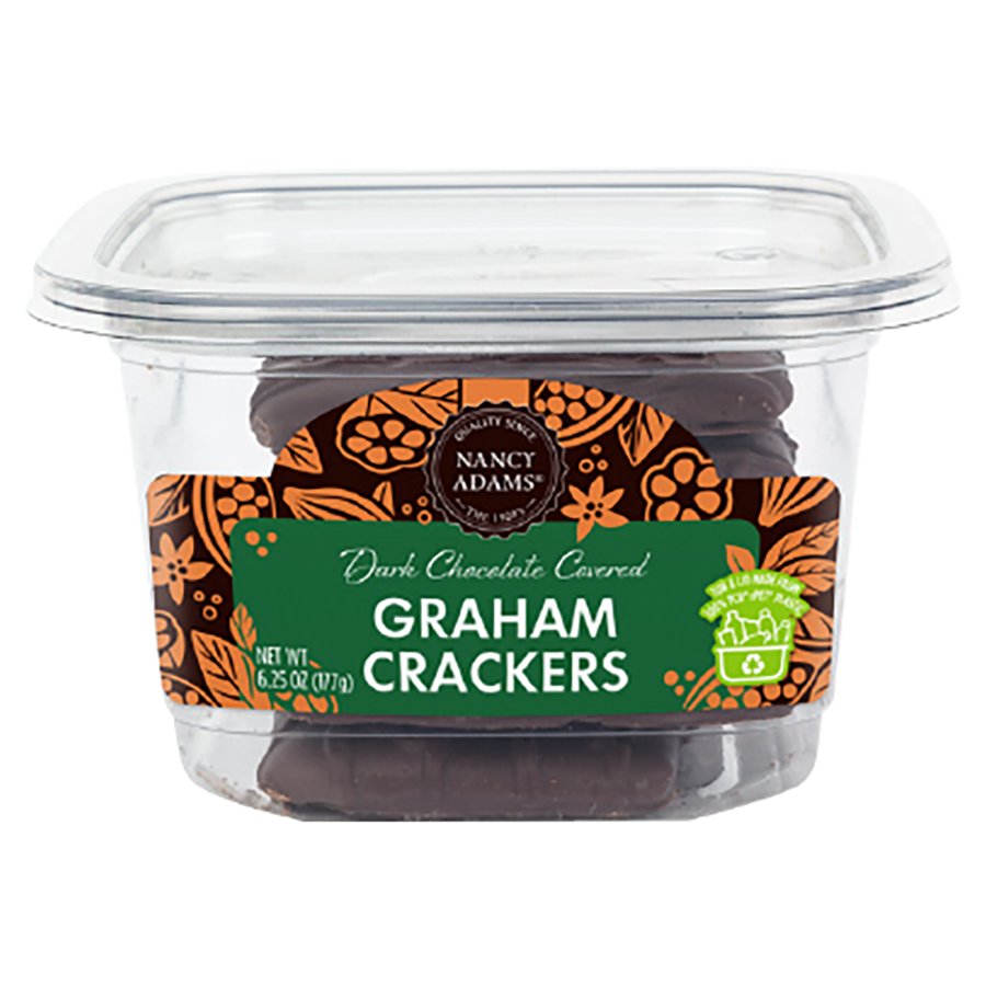 Nancy Adams Dark Chocolate Covered Graham Crackers, 6.25 oz | Central ...