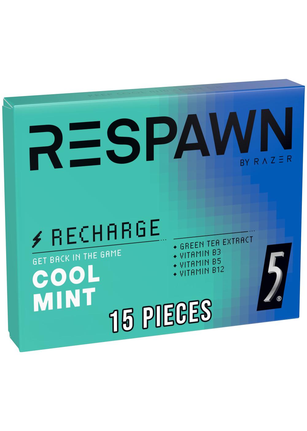 Respawn Mental Focus Cool Mint Sugar Free Chewing Gum - Shop Gum ...