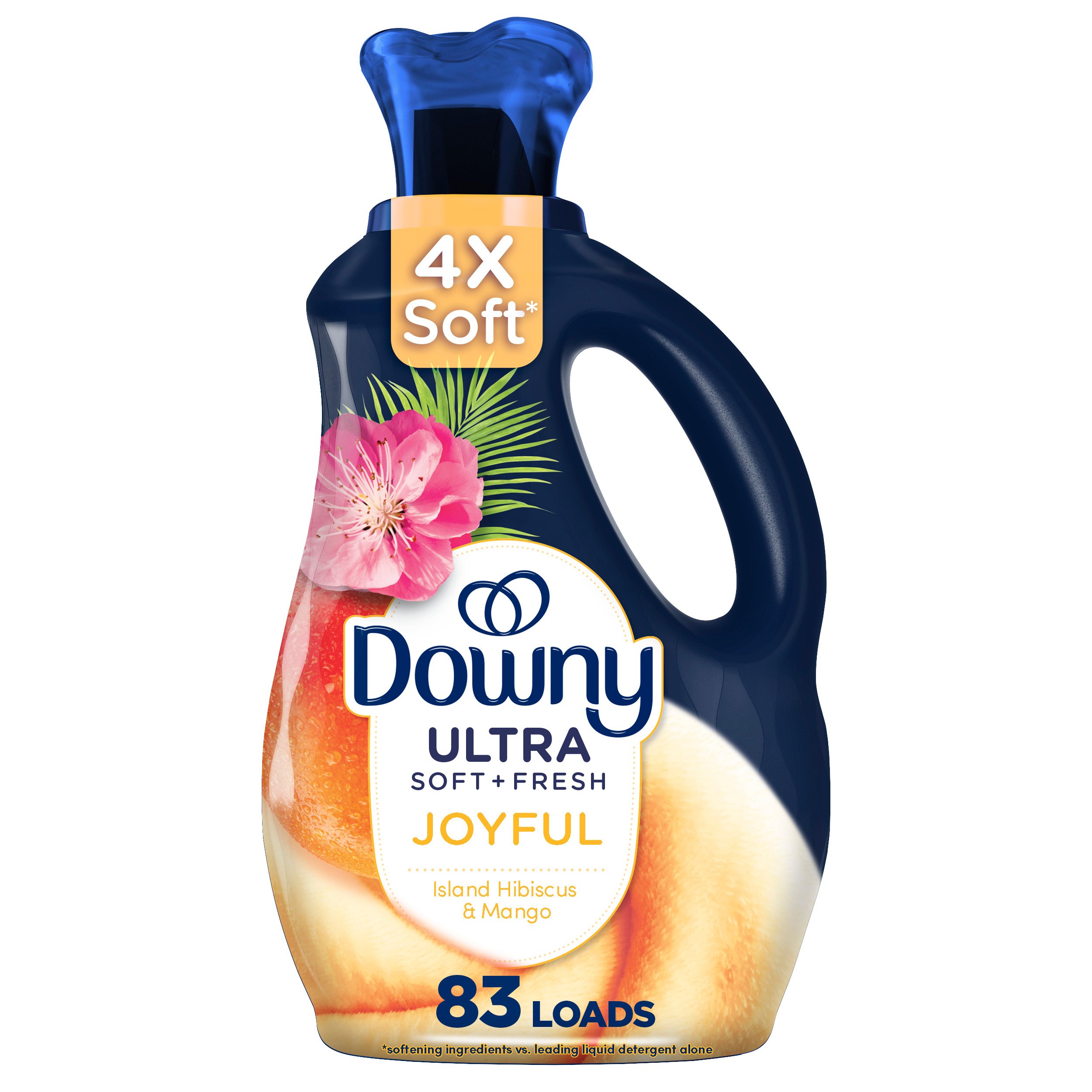 Downy Ultra Soft + Fresh Fabric Softener, 83 Loads - Joyful - Shop ...