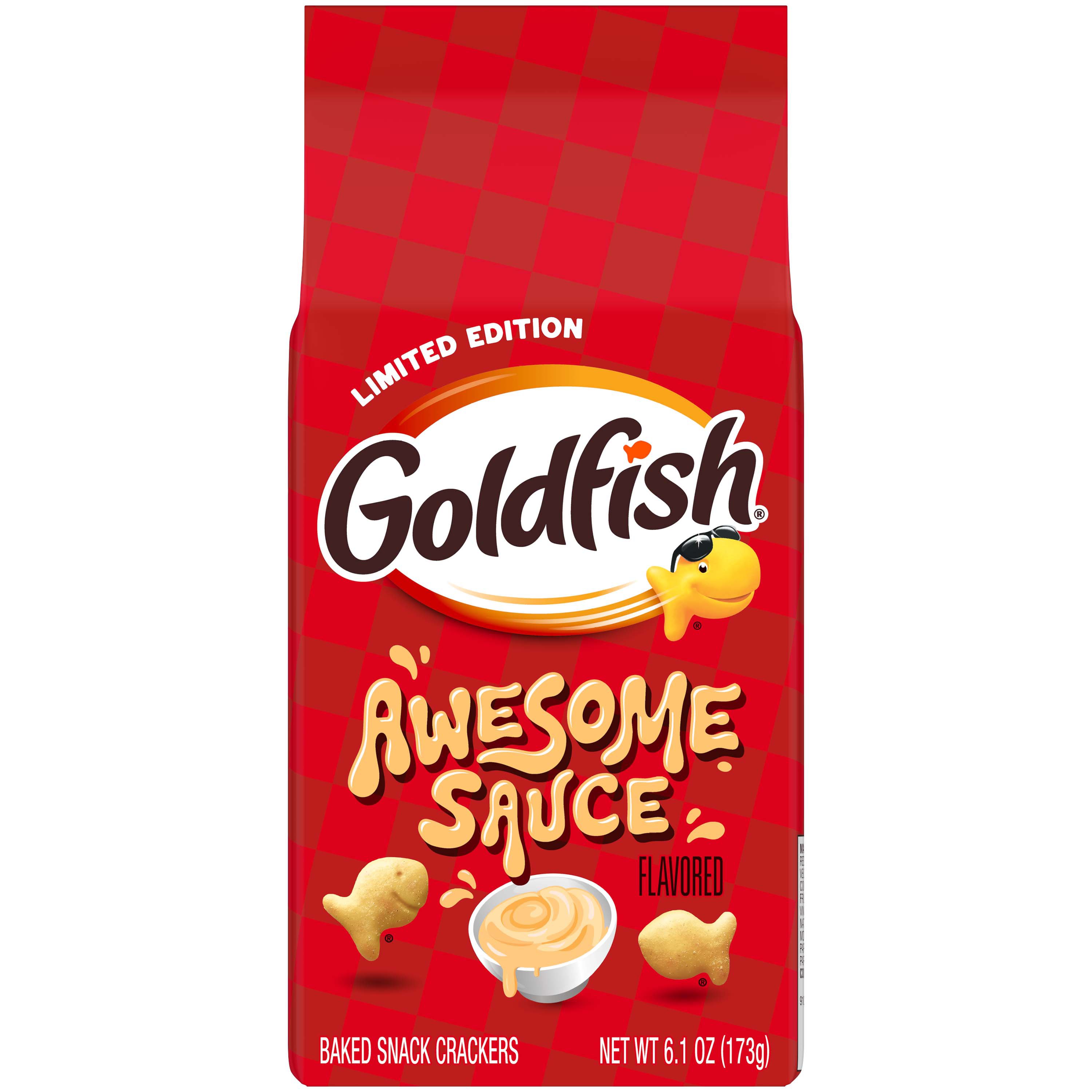 Goldfish Limited Edition Awesome Sauce Crackers - Shop Crackers ...